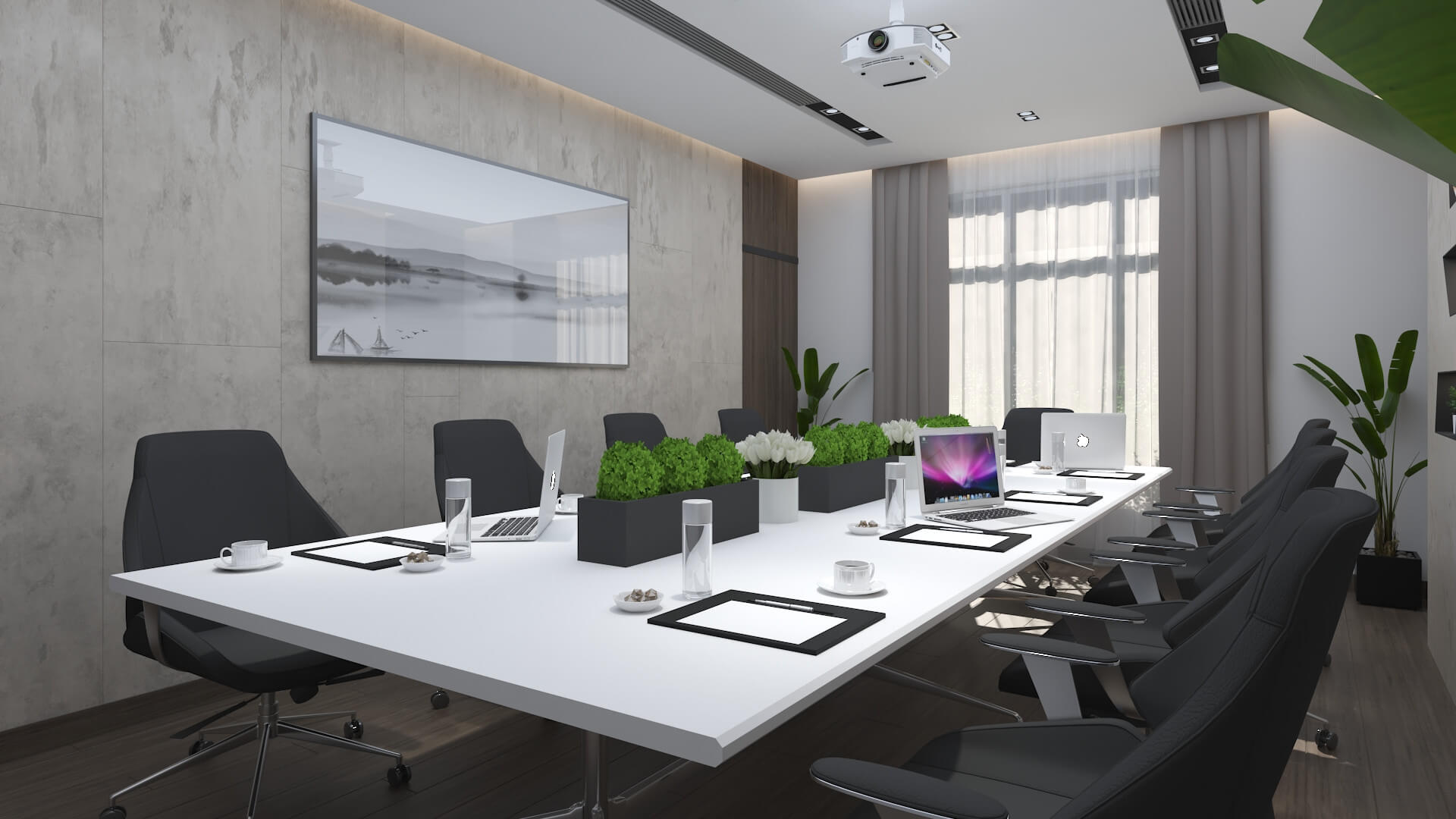 Modern Meeting Room - 3D Model by Archcorners