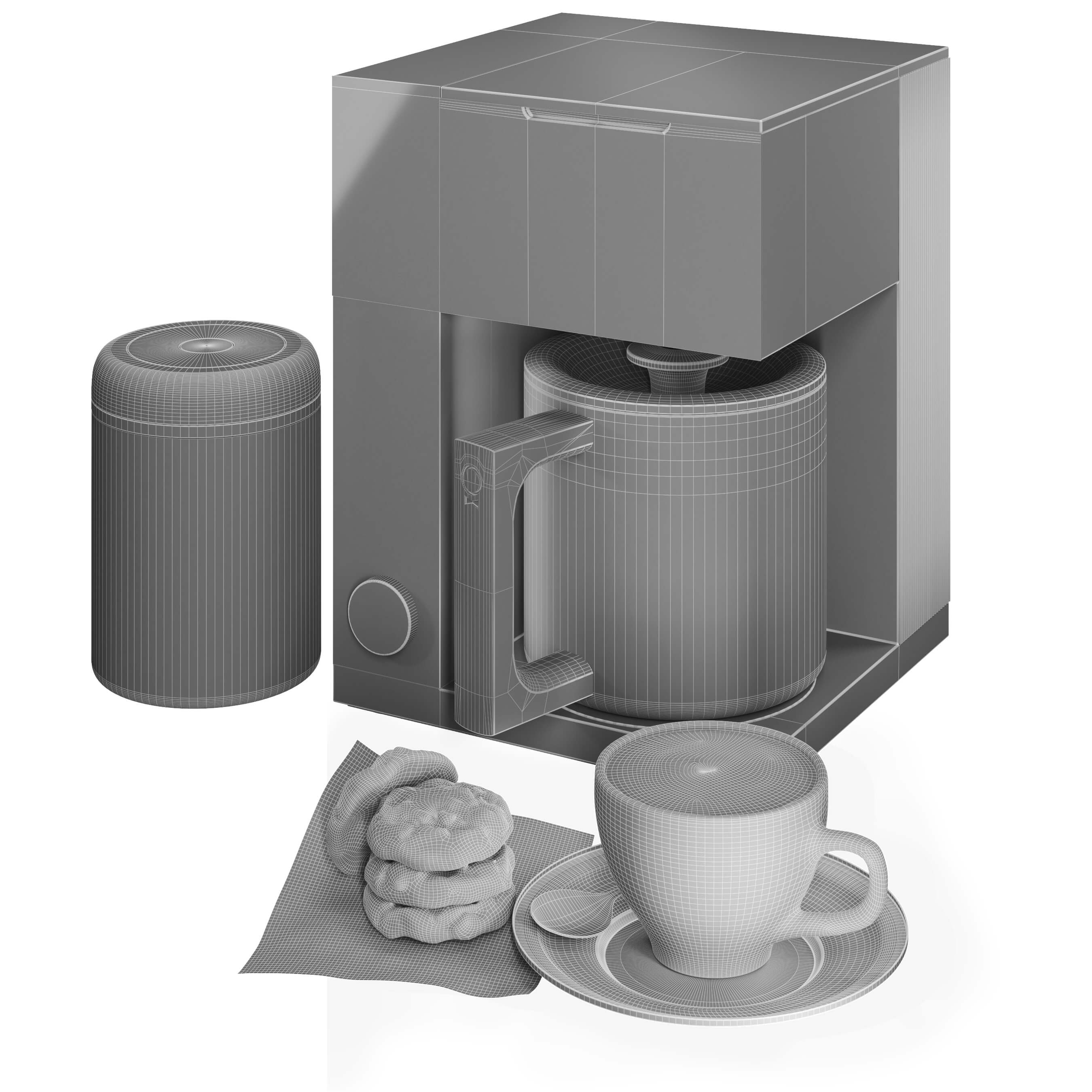 Aiden Precision Coffee Maker by Fellow - 3D Model by Archidizer