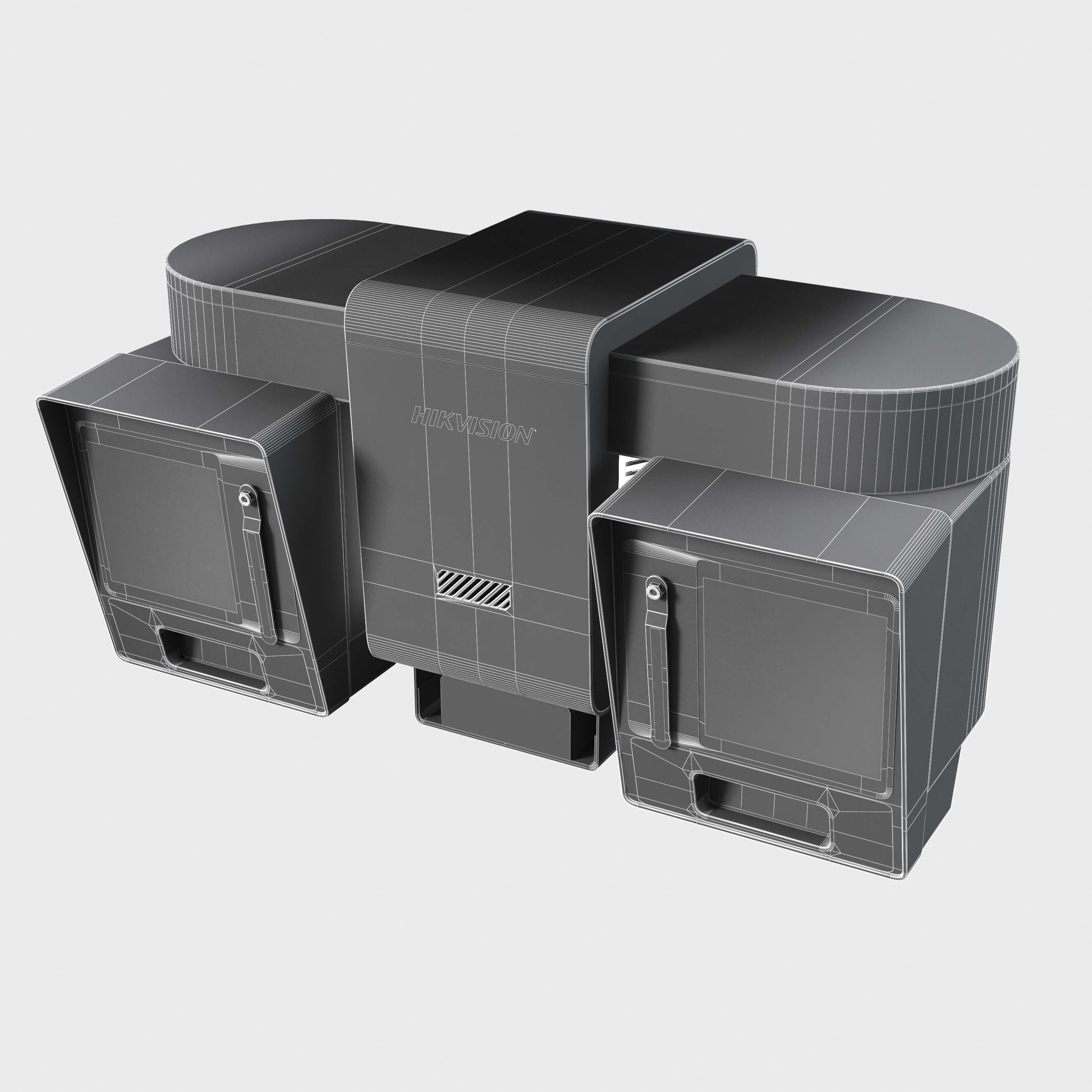 Dual Lens Omni Camera Deepinview by Hikvision - 3D Model by Archidizer