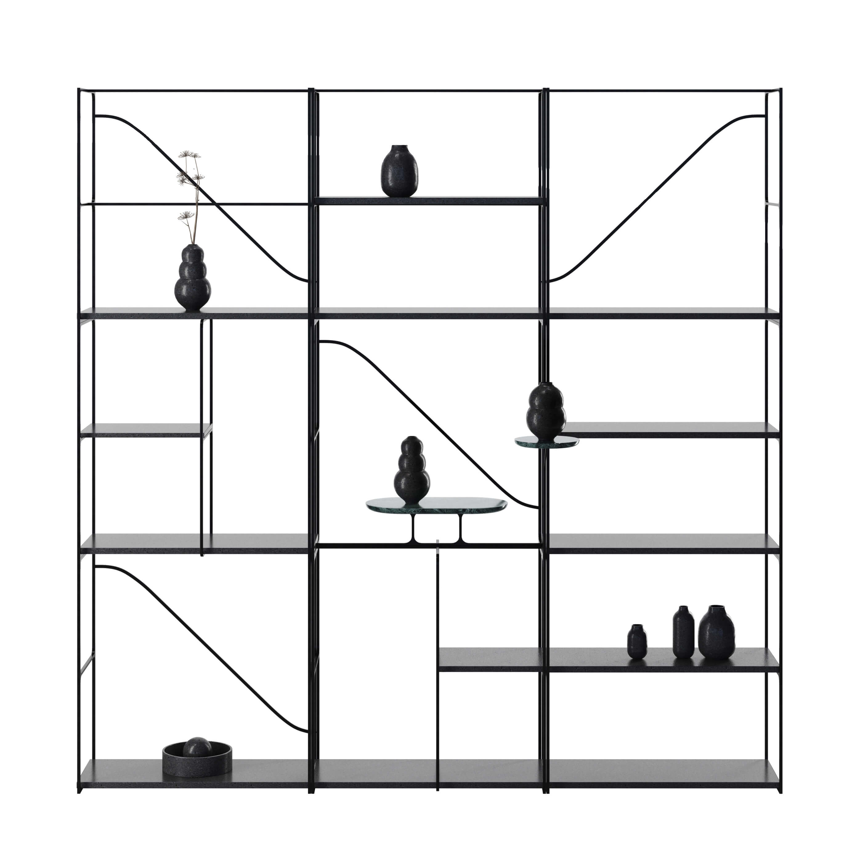 Etna Bookshelf by Lithea - 3D Model by Archidizer