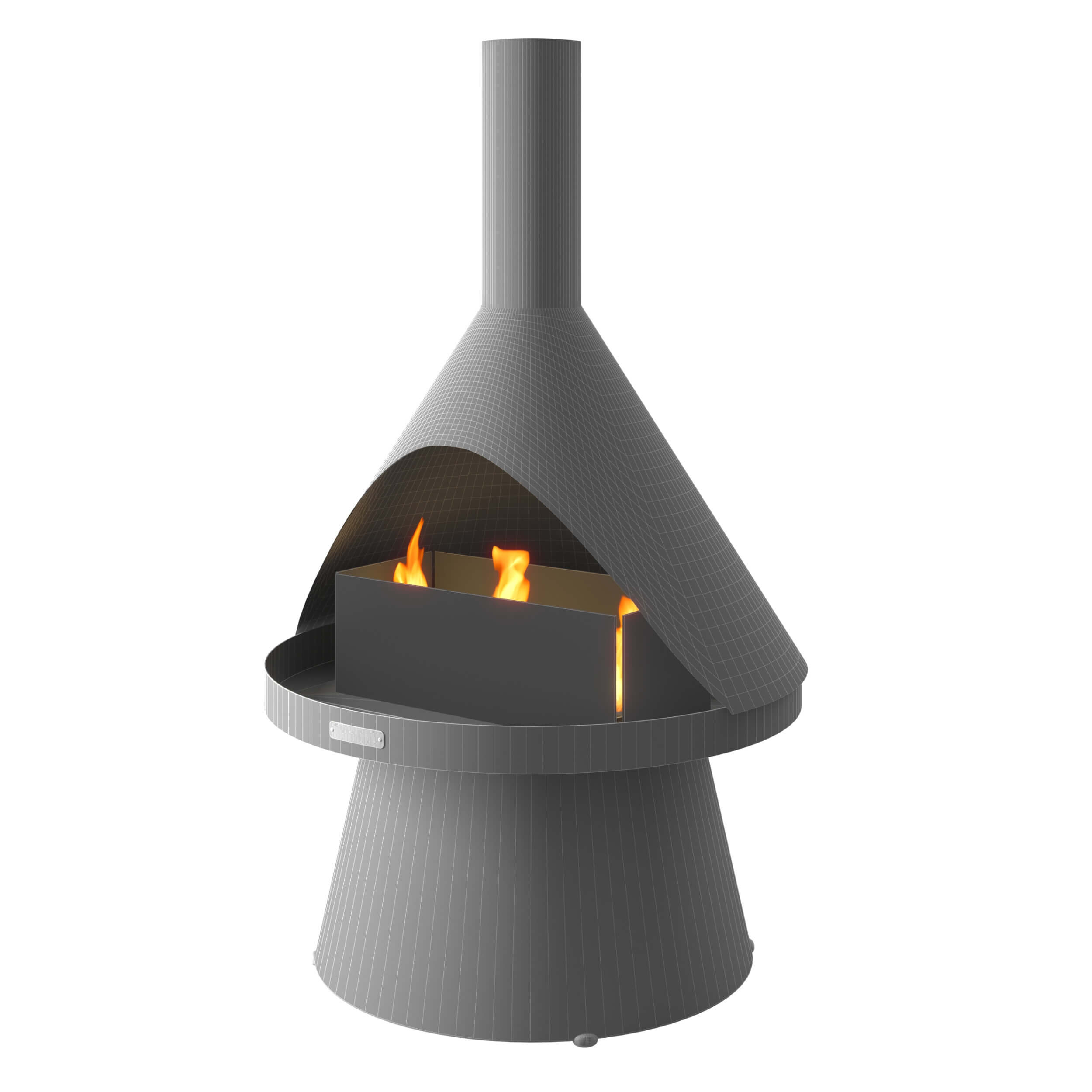 Lloyd Fireplace Terraflame by Solo Stove - 3D Model by Archidizer