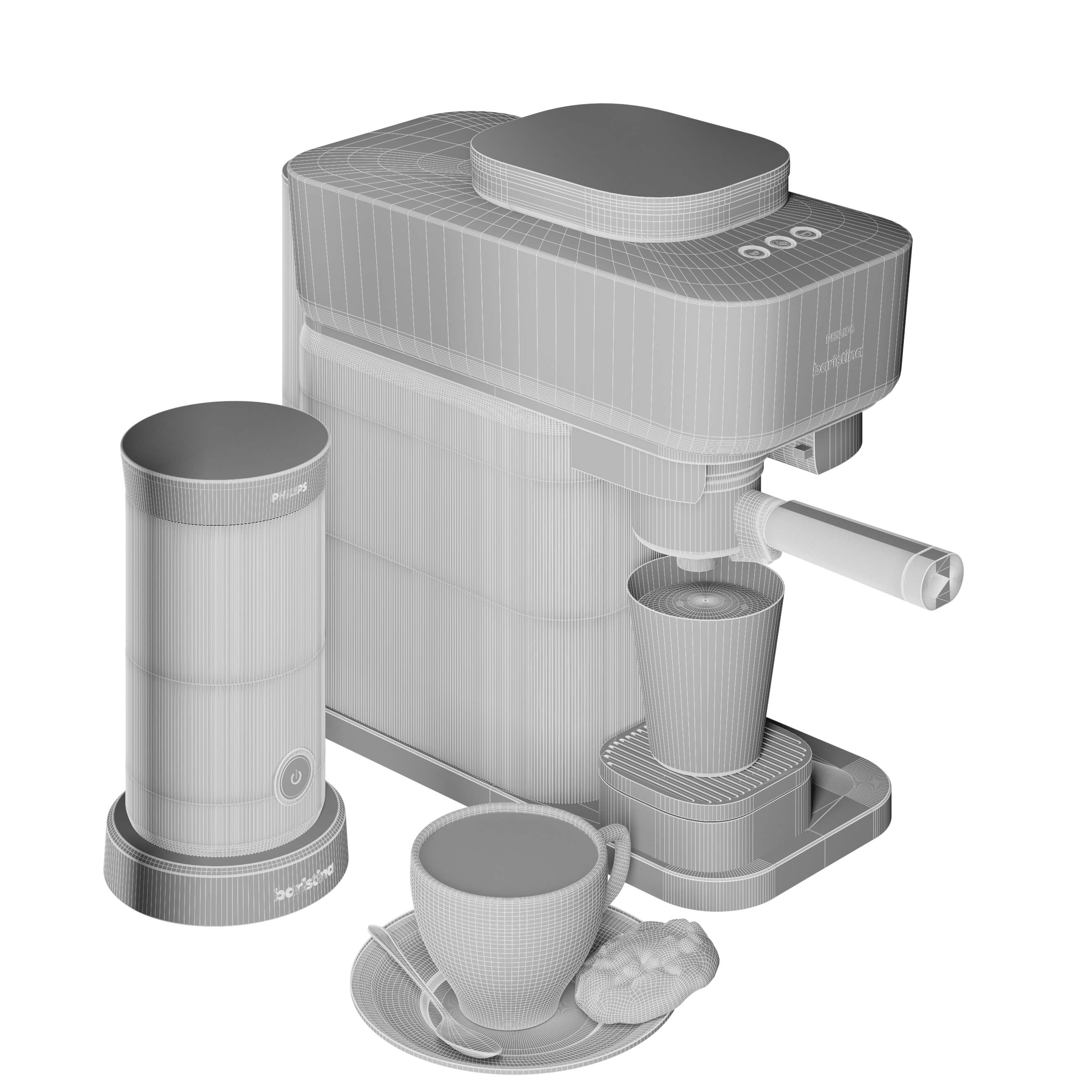 Philips Baristina Espresso Machine - 3D Model by Archidizer