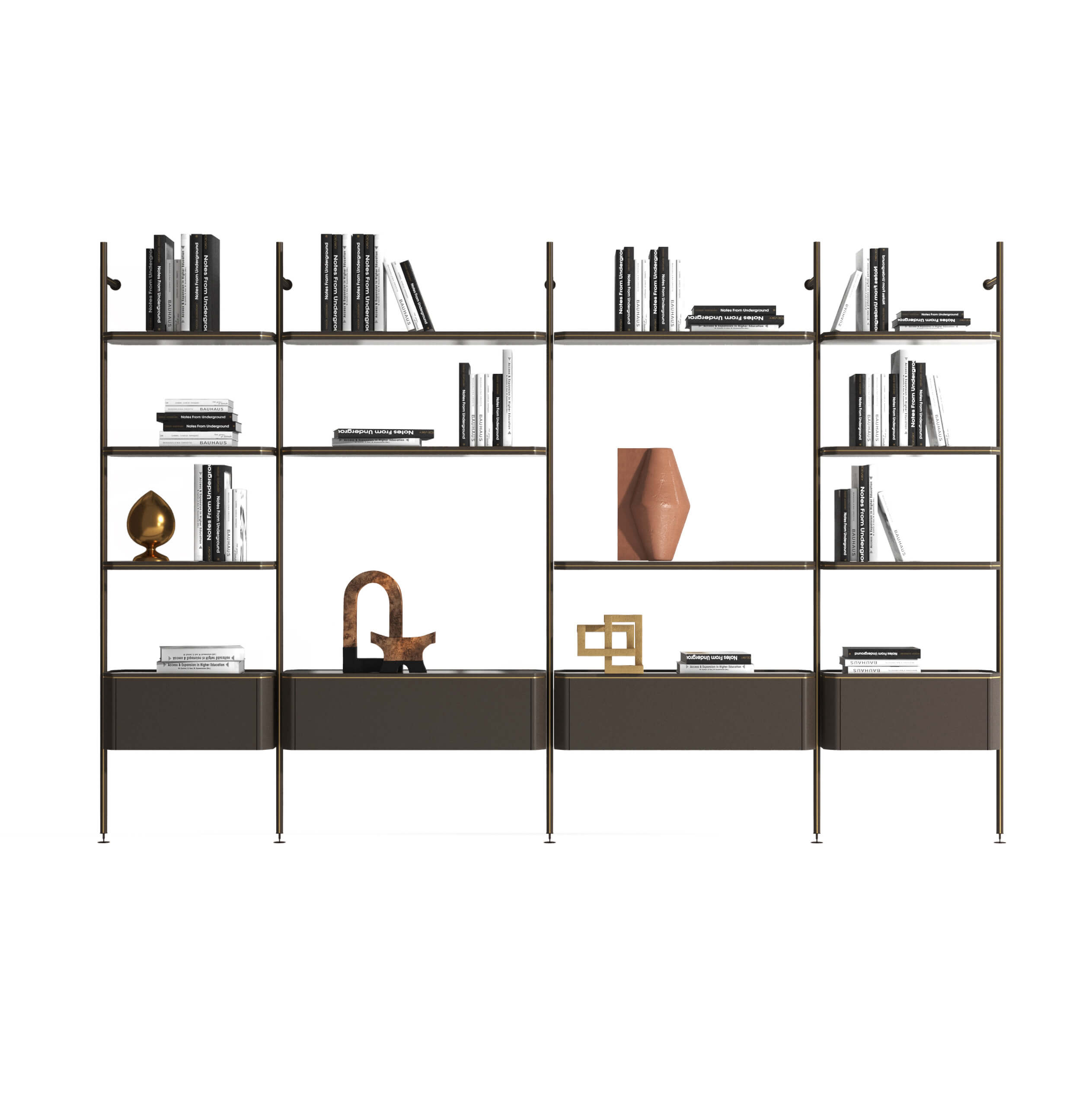 Radice Bookcase by Natuzzi Italia - 3D Model by Archidizer