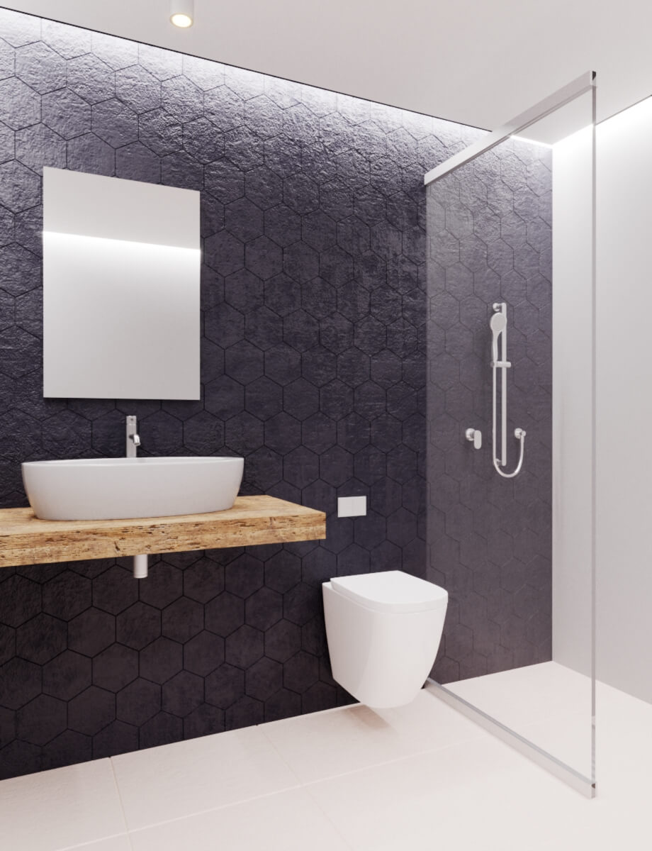 Contemporary Bathroom Fixture Set - High-Quality 3D Model by Architect ...