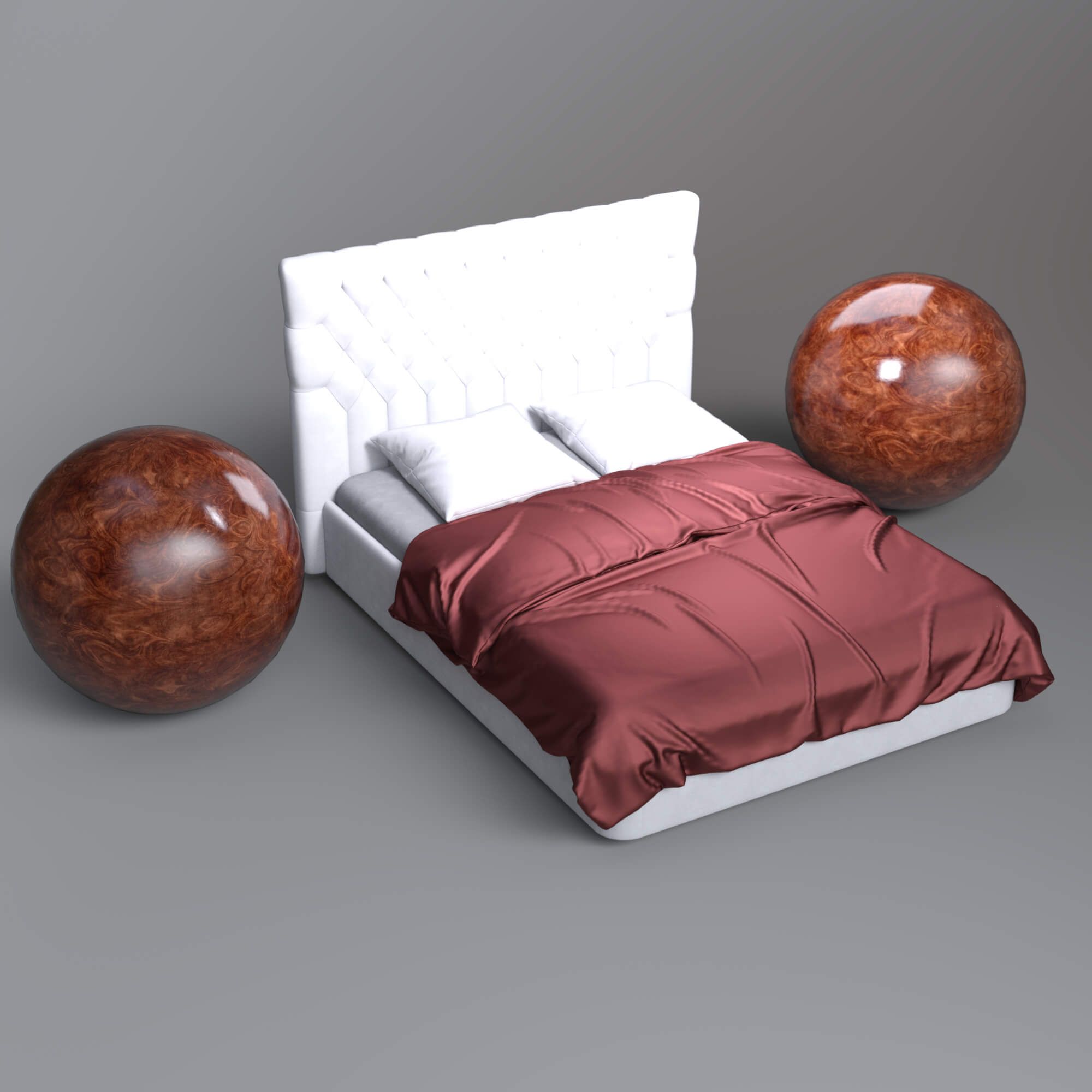 A3S H-Bed Model 6 Daz Content by Architect3DStudio