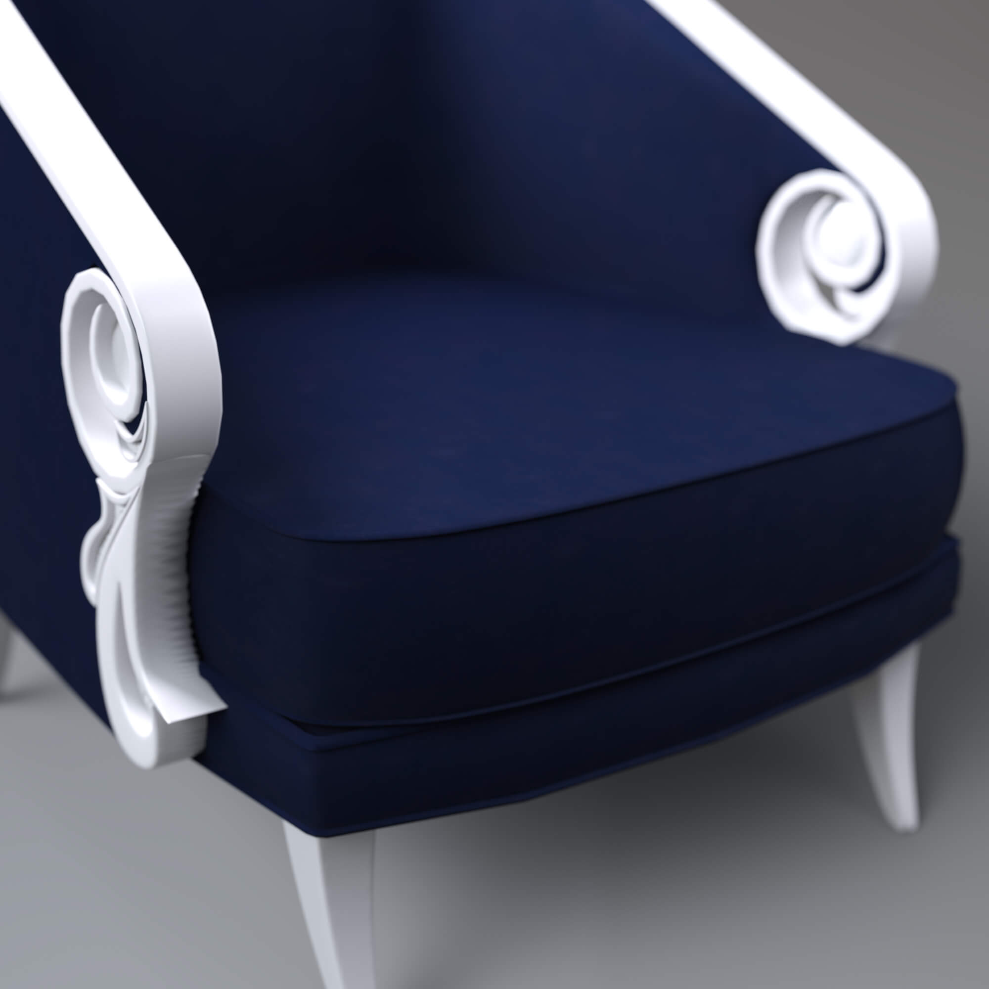 A3S H-Arm Chair 2 Daz Content by Architect3DStudio