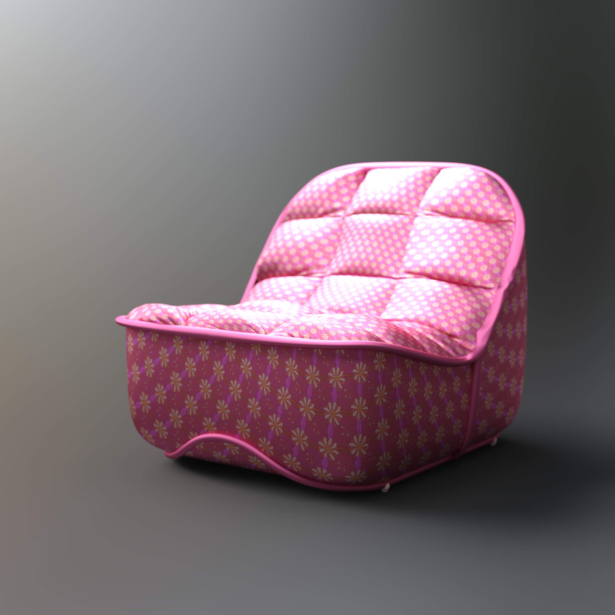 A3S H-Baby Smooth Bed Daz Content by Architect3DStudio