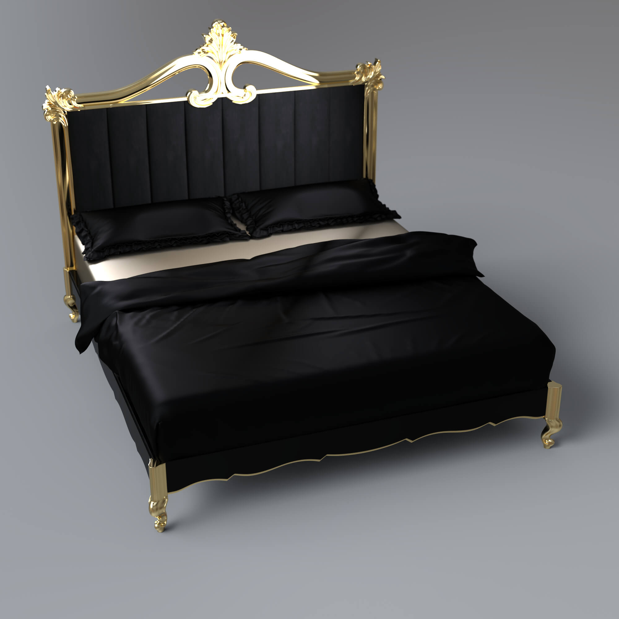 A3S H-Bed 4S Daz Content by Architect3DStudio