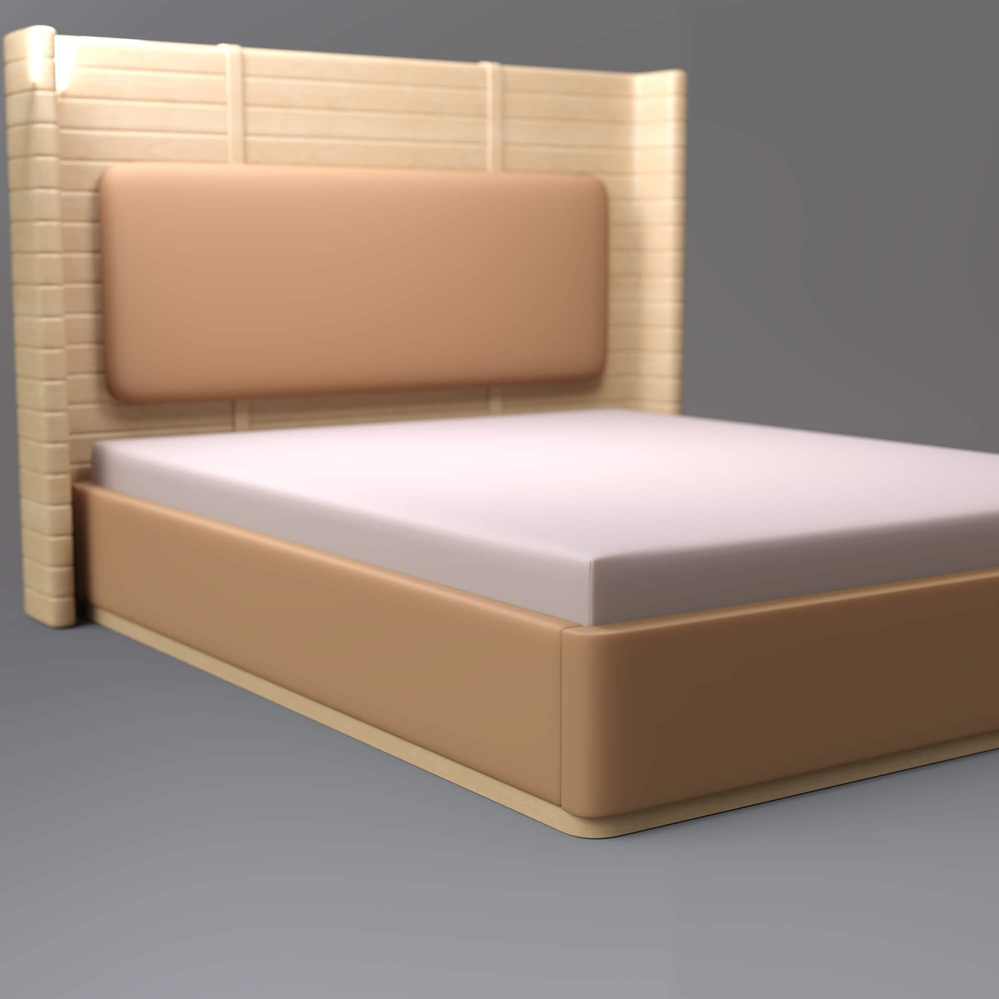 A3S H-Bed Model 10 Daz Content by Architect3DStudio