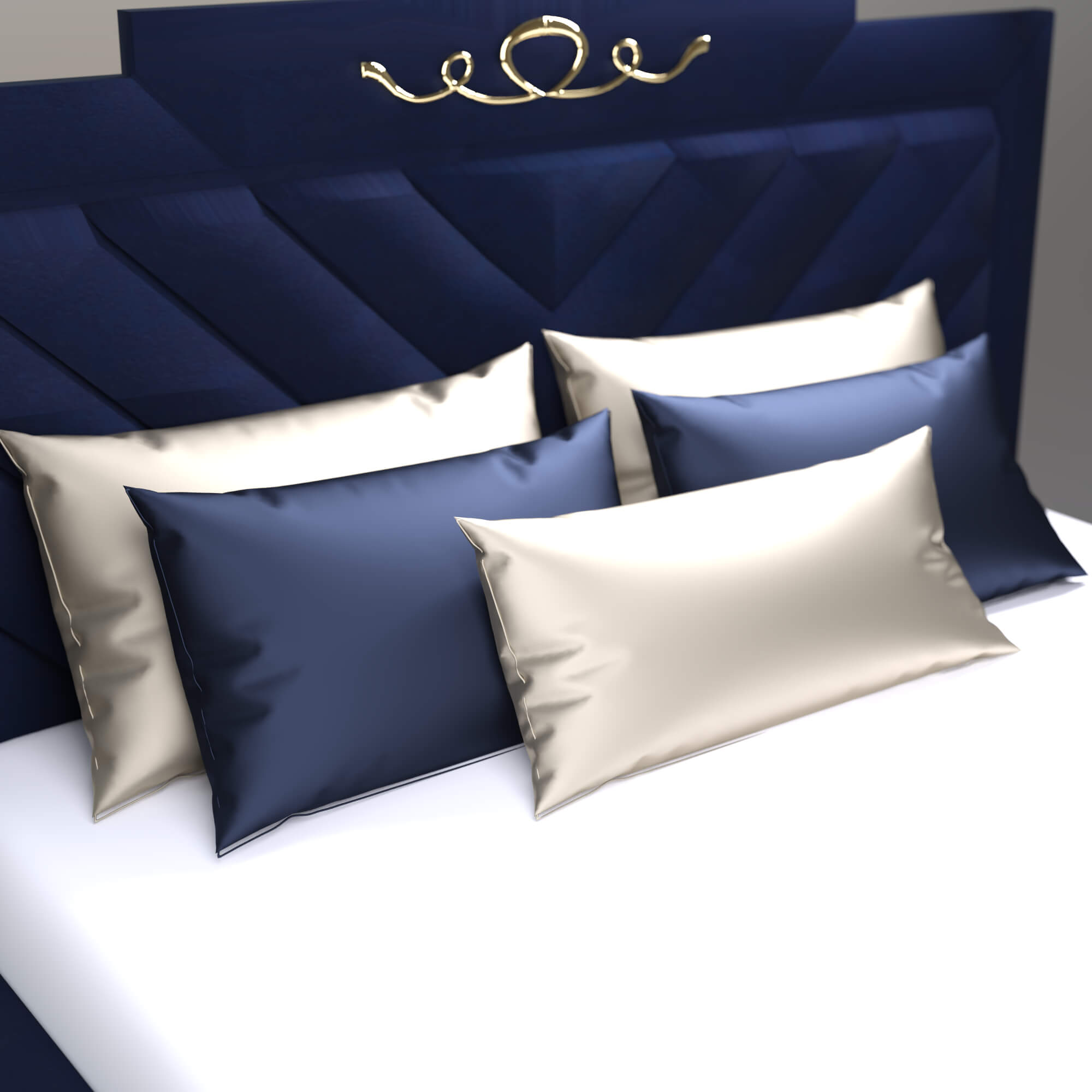 A3S H-Bed Model 12 Daz Content by Architect3DStudio