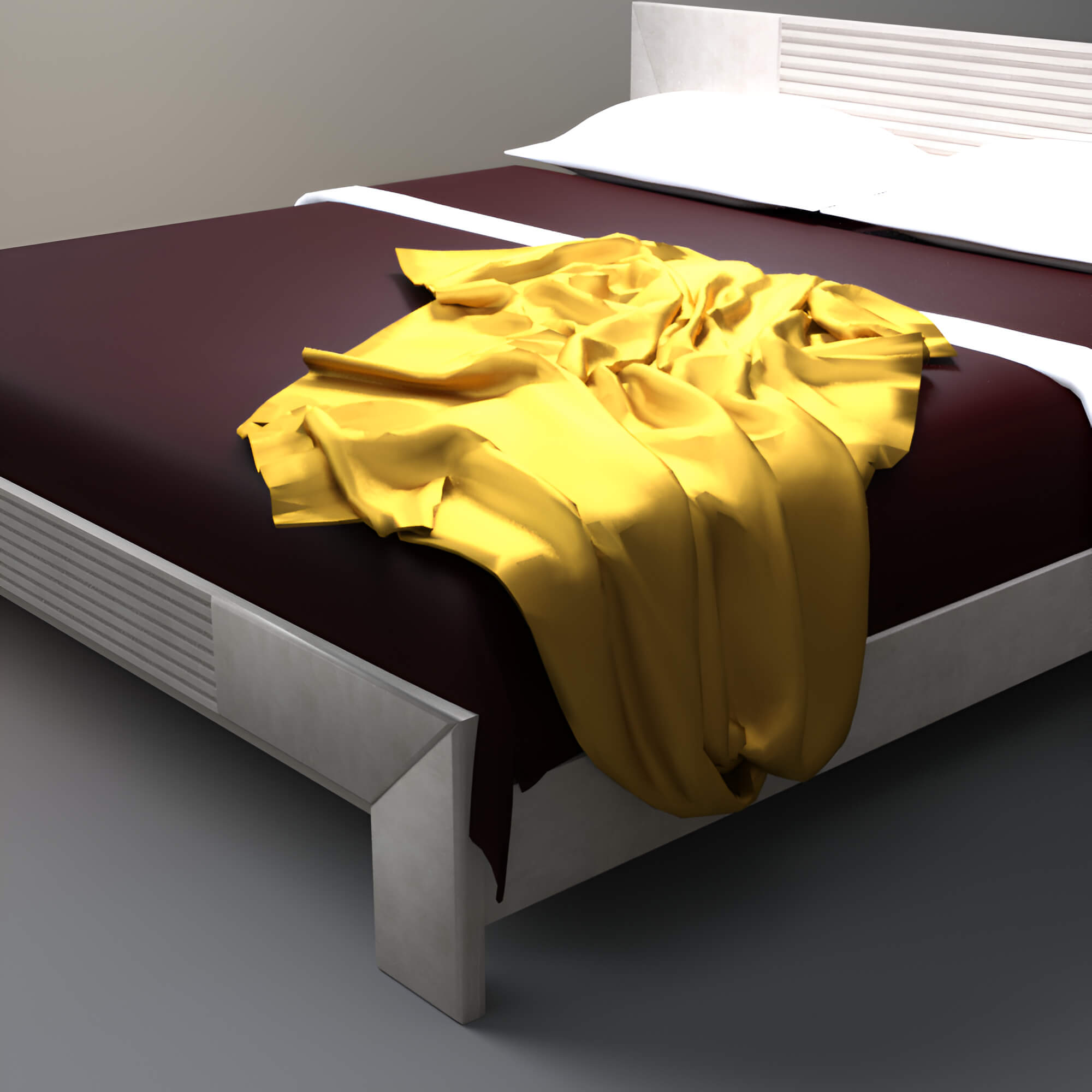 A3S H-Bed Model 17 Daz Content by Architect3DStudio