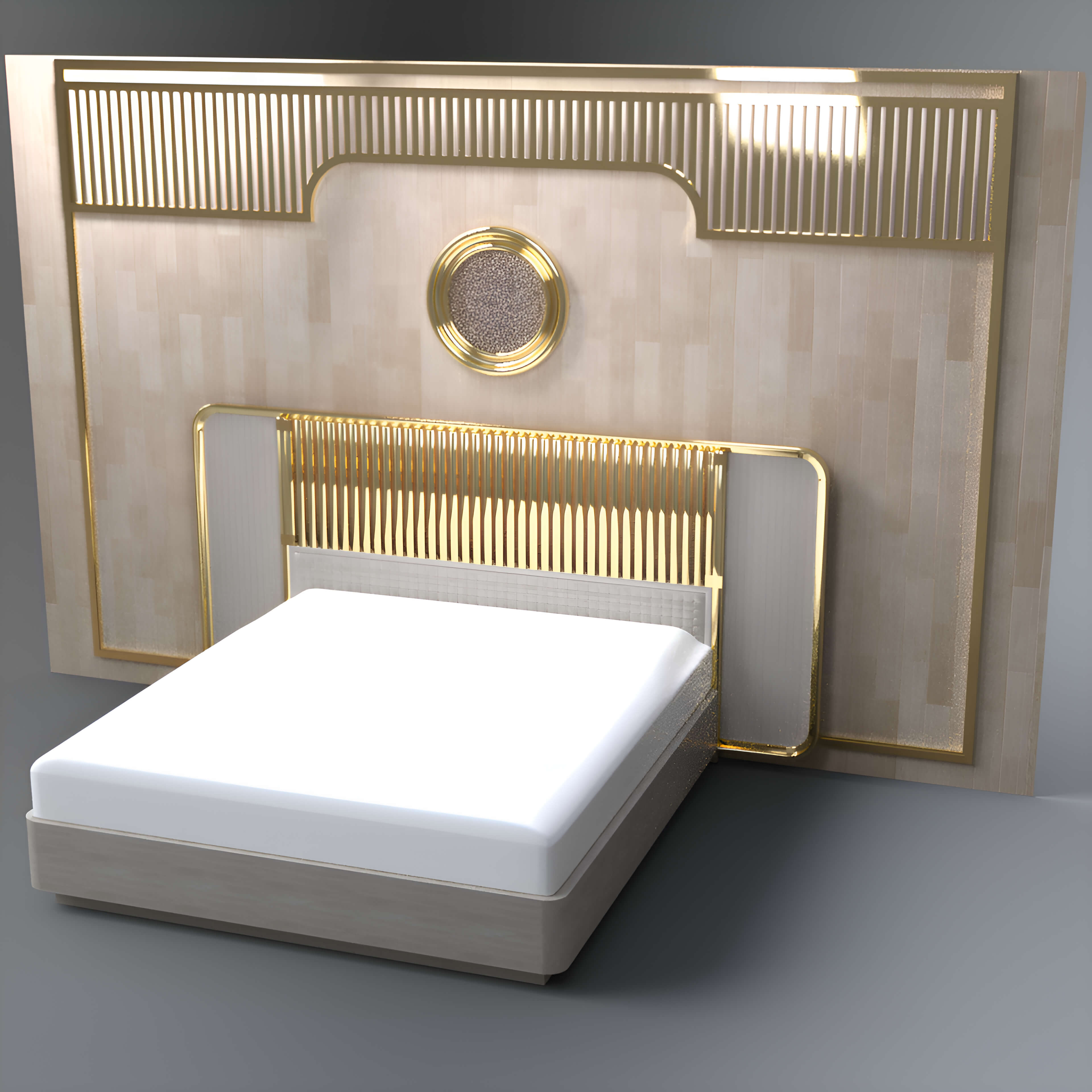 A3S H-Bed Model 18 Daz Content by Architect3DStudio
