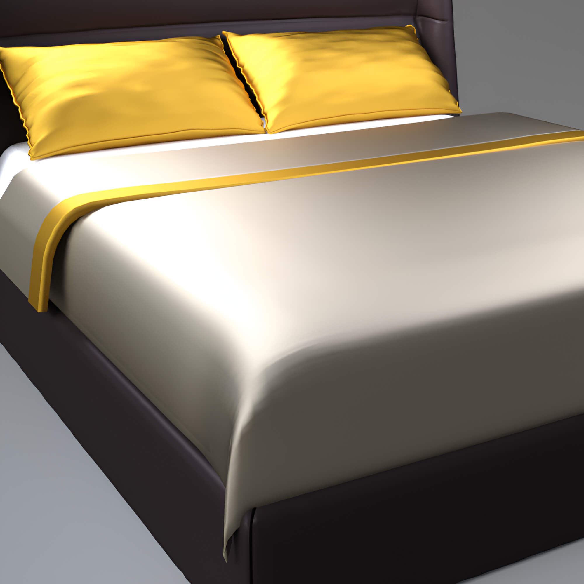 A3S H-Bed Model 19 Daz Content by Architect3DStudio
