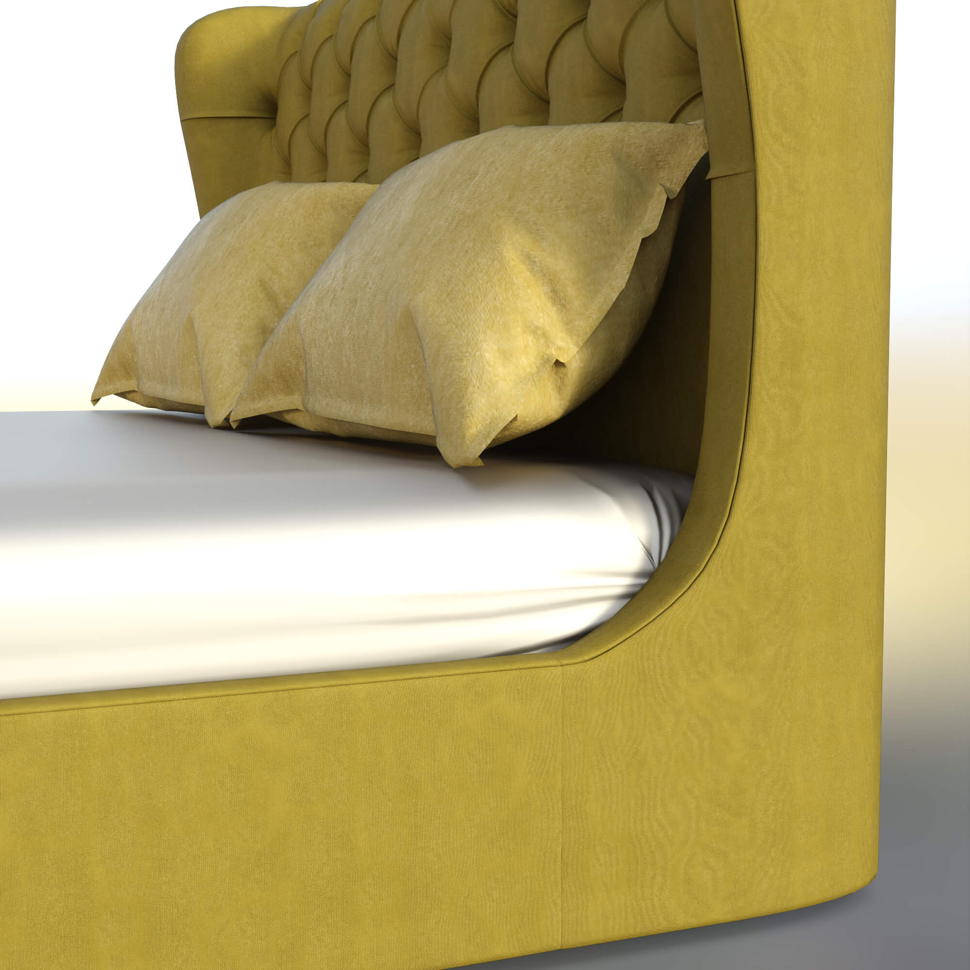 A3S H-Bed Model 2 Daz Content by Architect3DStudio