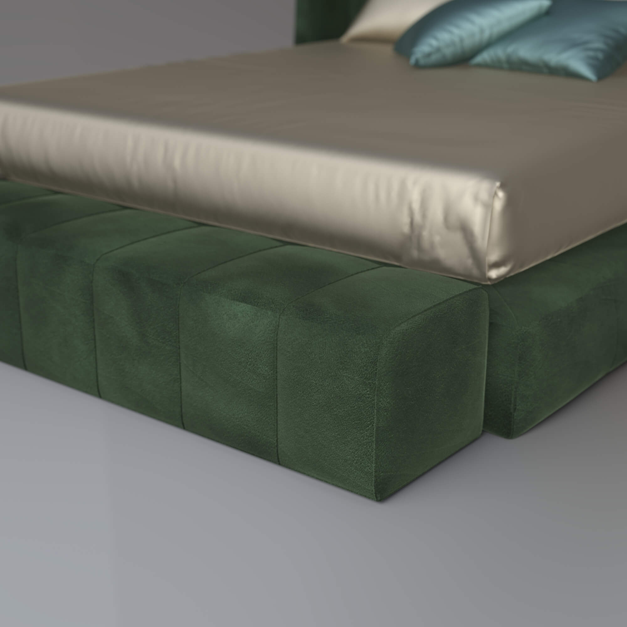 A3S H-Bed Model 5 Daz Content by Architect3DStudio