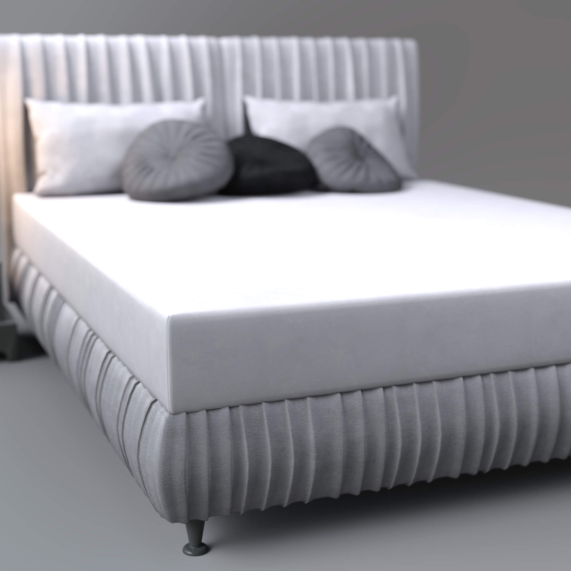 A3S H-Bed Model 7 Daz Content by Architect3DStudio