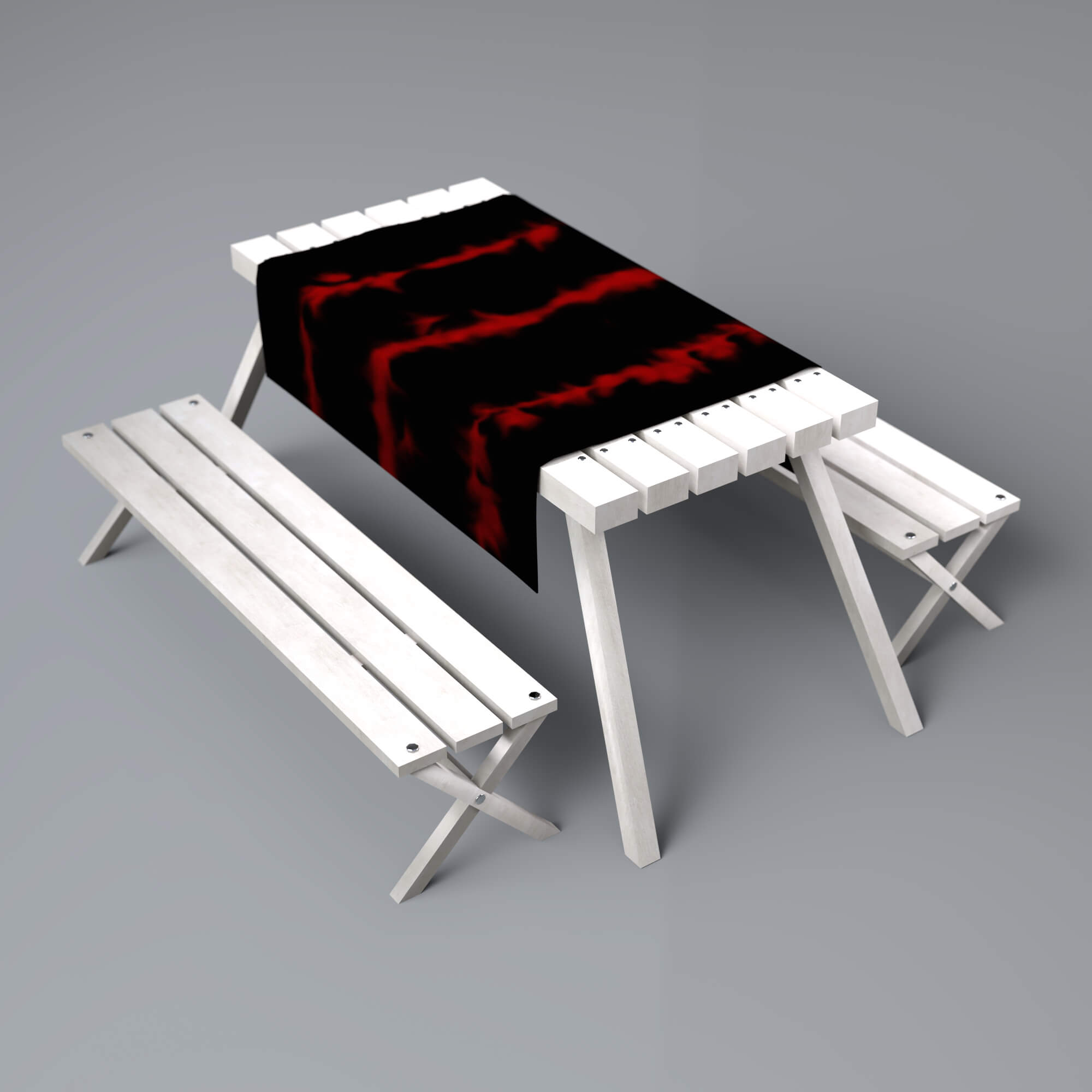 A3S-H Camping Table and Benches Daz Content by Architect3DStudio