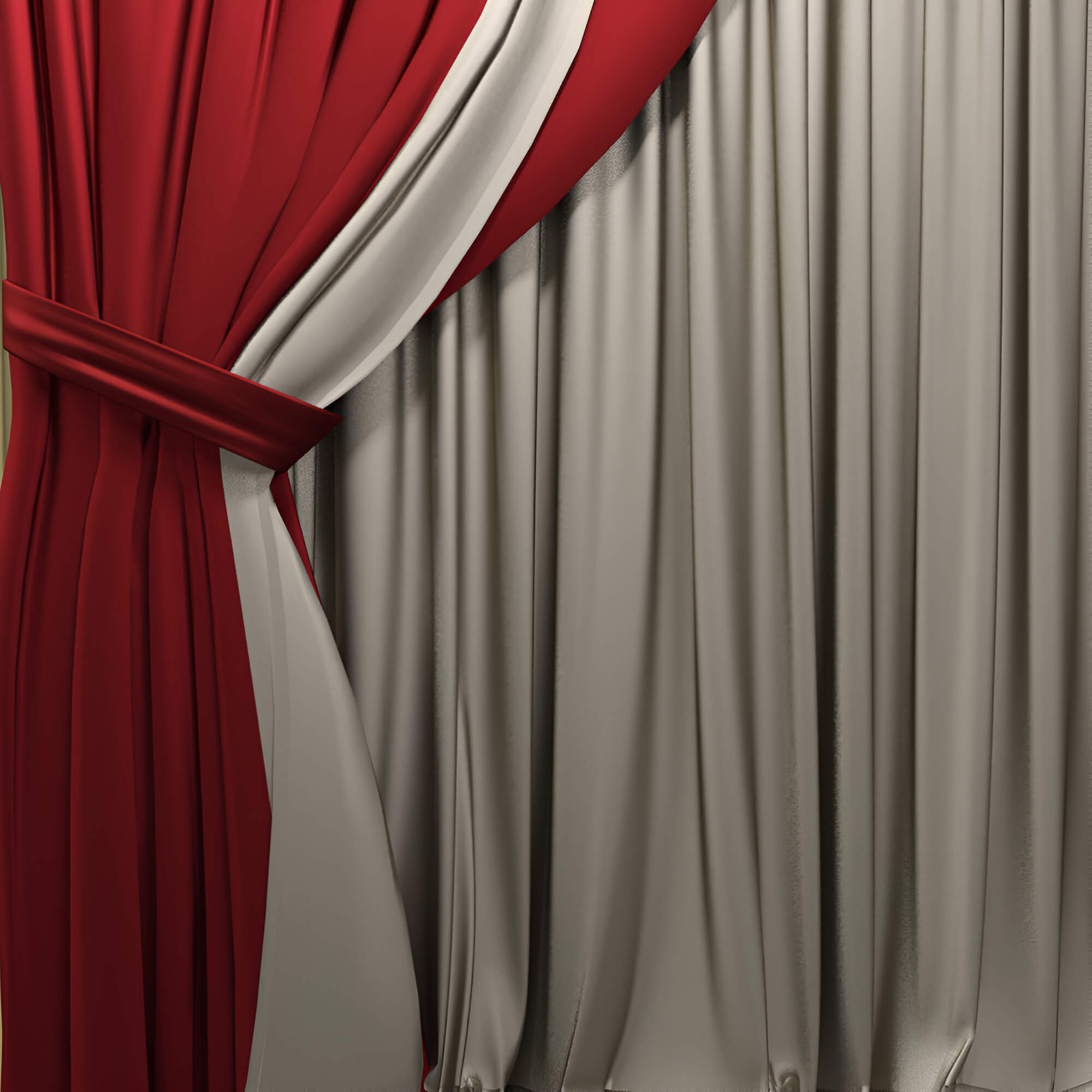 A3S H-Curtains 2 Daz Content by Architect3DStudio