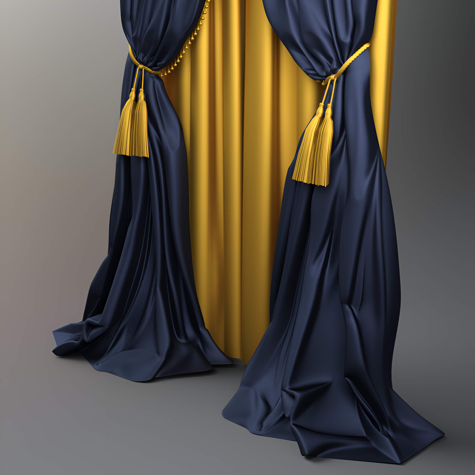 A3S H-Curtains Daz Content by Architect3DStudio