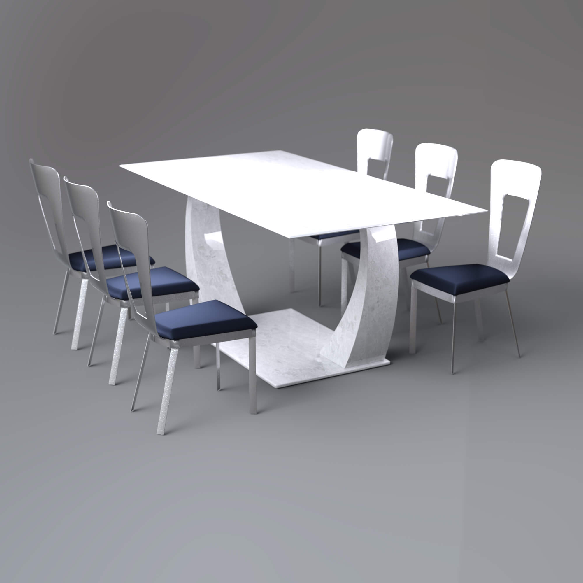 A3S H-Dinning Table Daz Content by Architect3DStudio