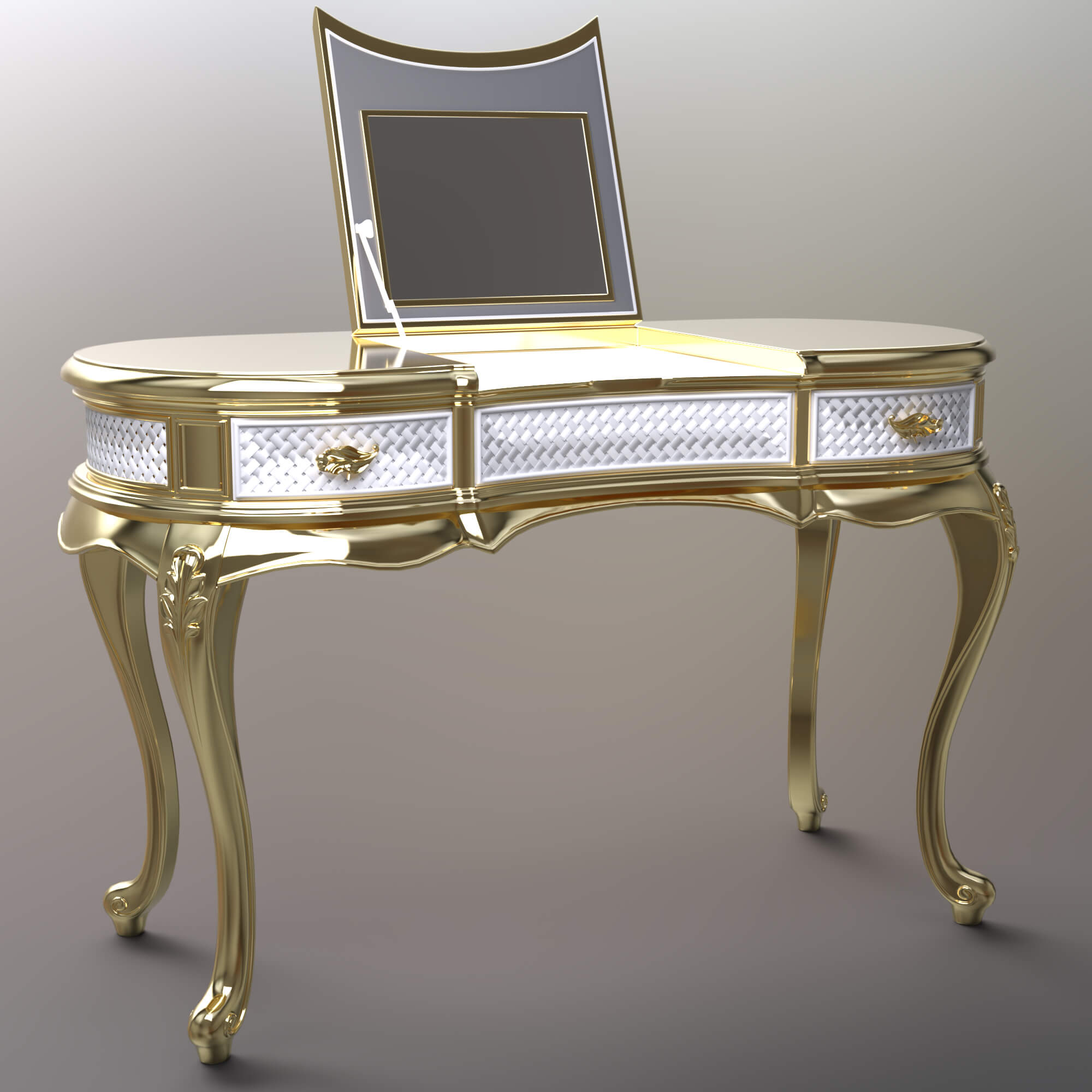 A3S H-Dressing Table 2 Daz Content by Architect3DStudio