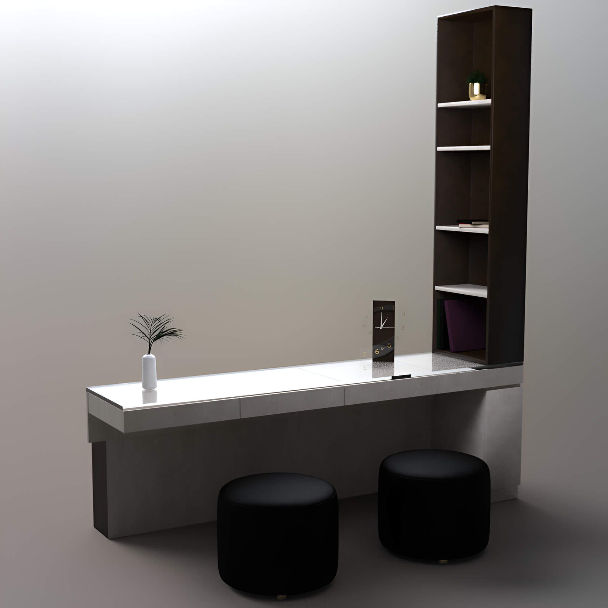 A3S H-Modern Working Table Daz Content by Architect3DStudio
