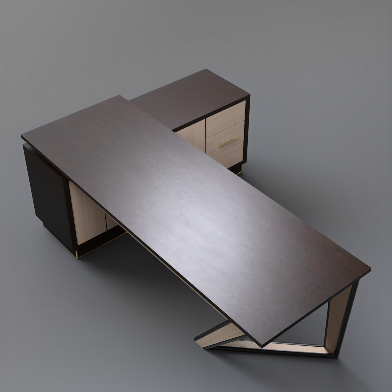 A3S H-Office Table Daz Content by Architect3DStudio