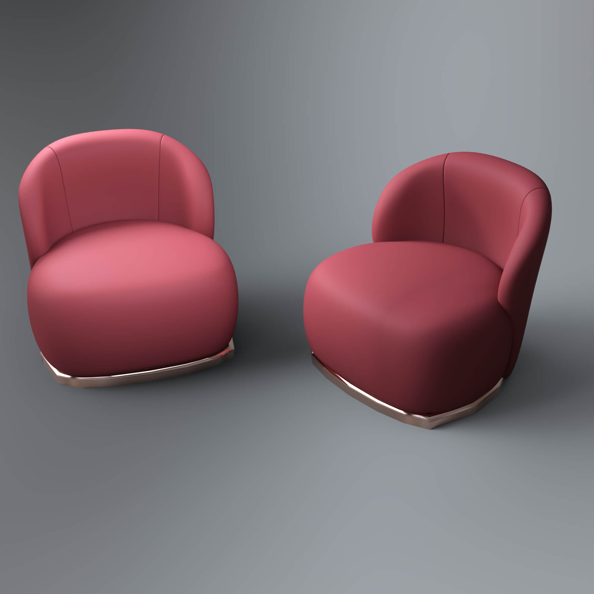 A3S H-Small Arm Chair Daz Content by Architect3DStudio