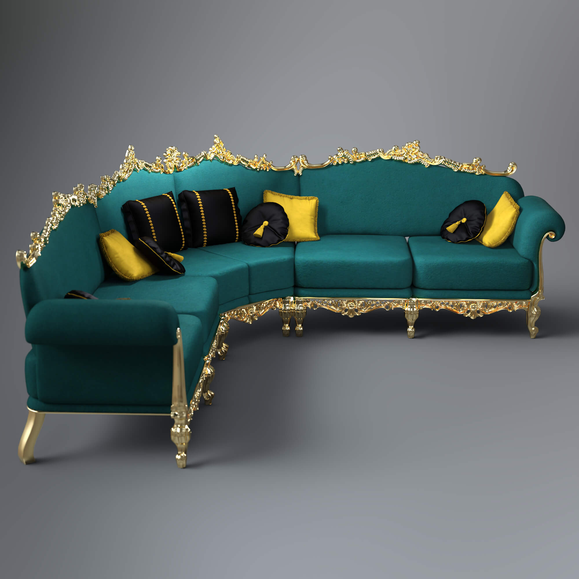 A3S H-Unique Sofa Model Daz Content by Architect3DStudio