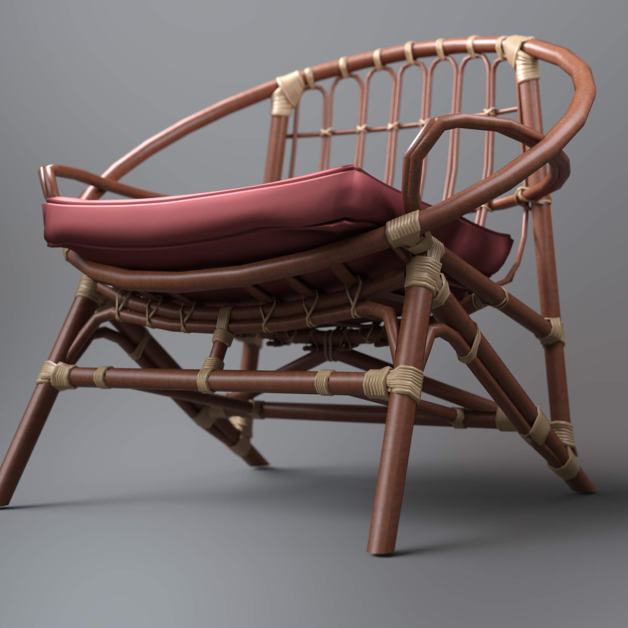 A3S H-Wood Chair Daz Content by Architect3DStudio