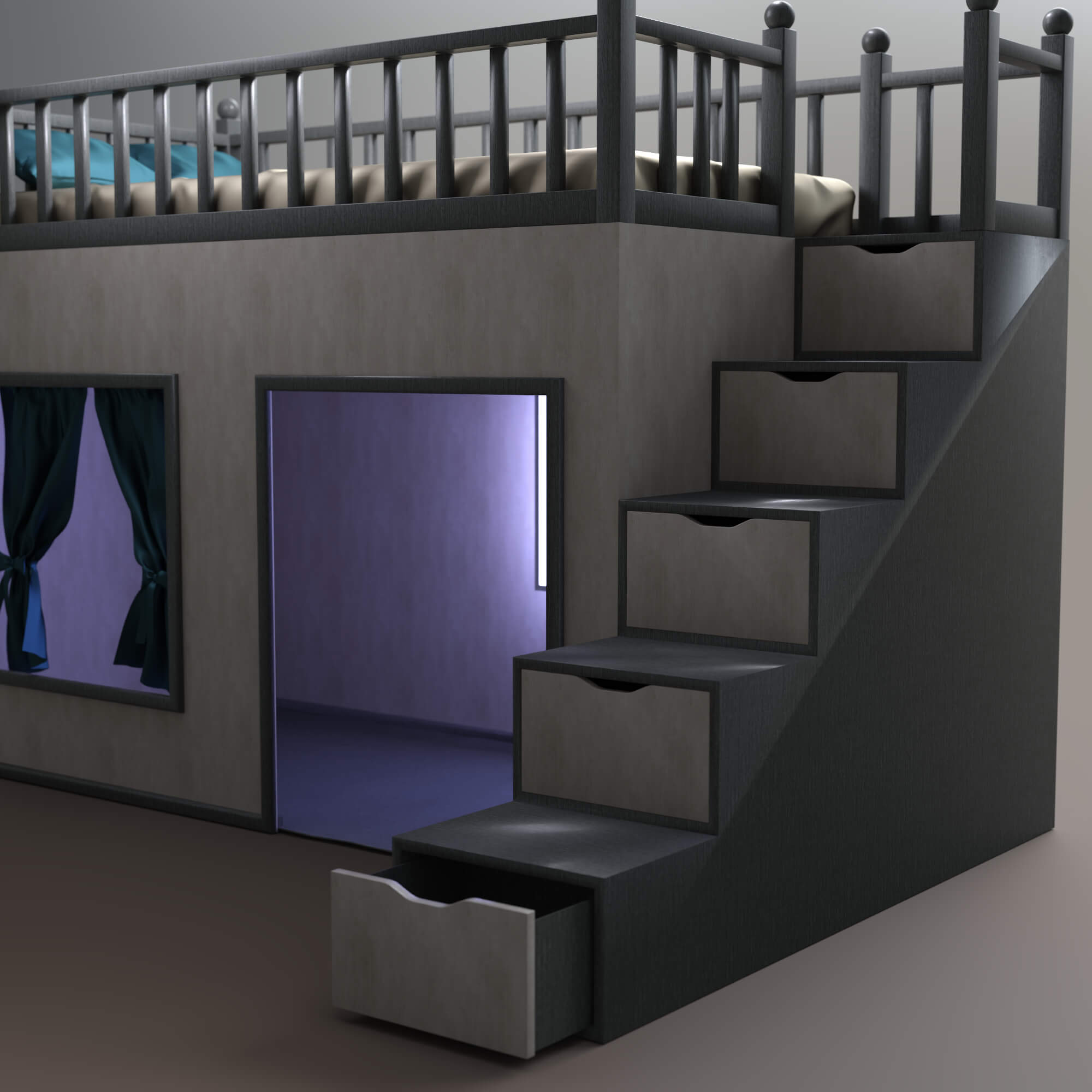 A3S H-Kids Small Play Room Daz Content by Architect3DStudio