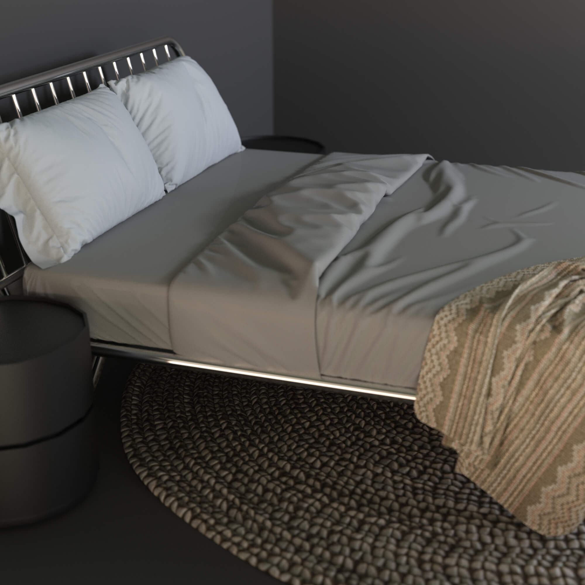 A3S Master Bed - Daz Content by Architect3DStudio