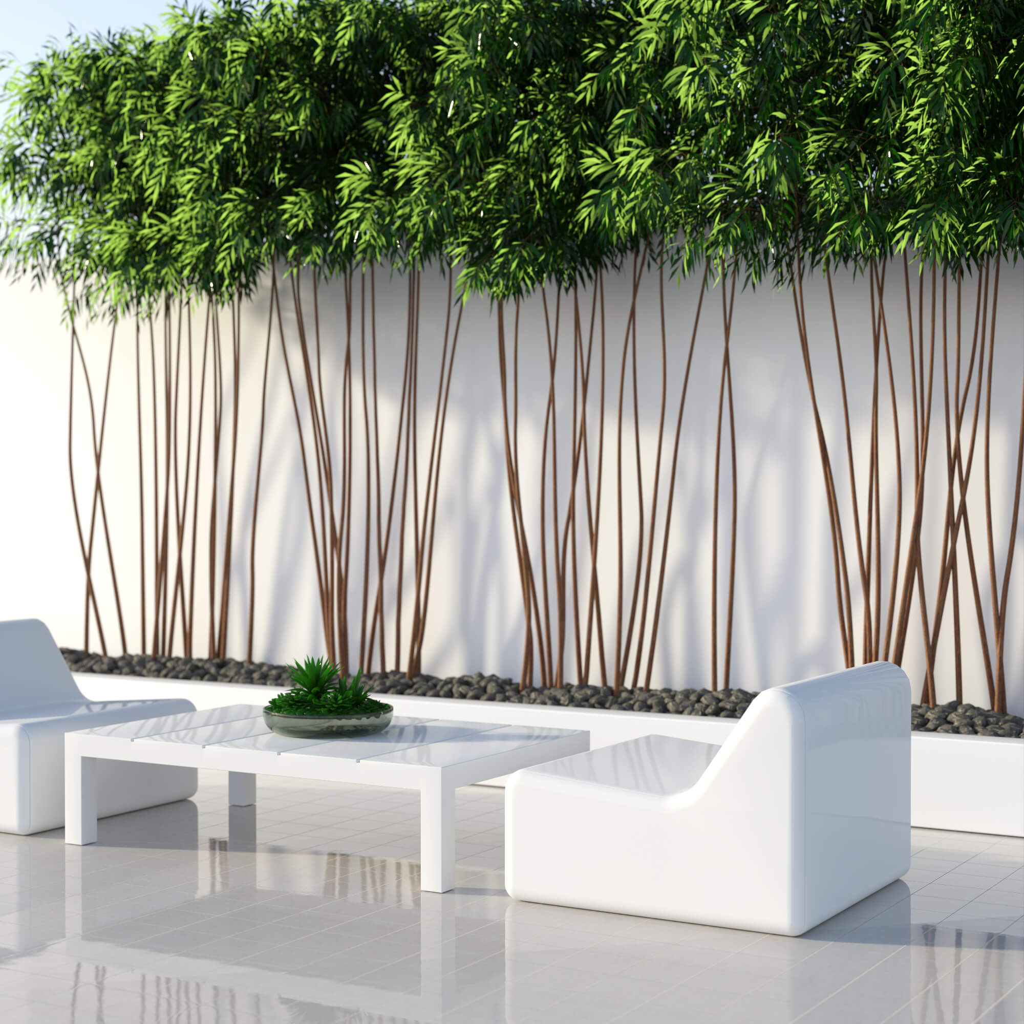 A3S Trees Wall - Daz Content by Architect3DStudio