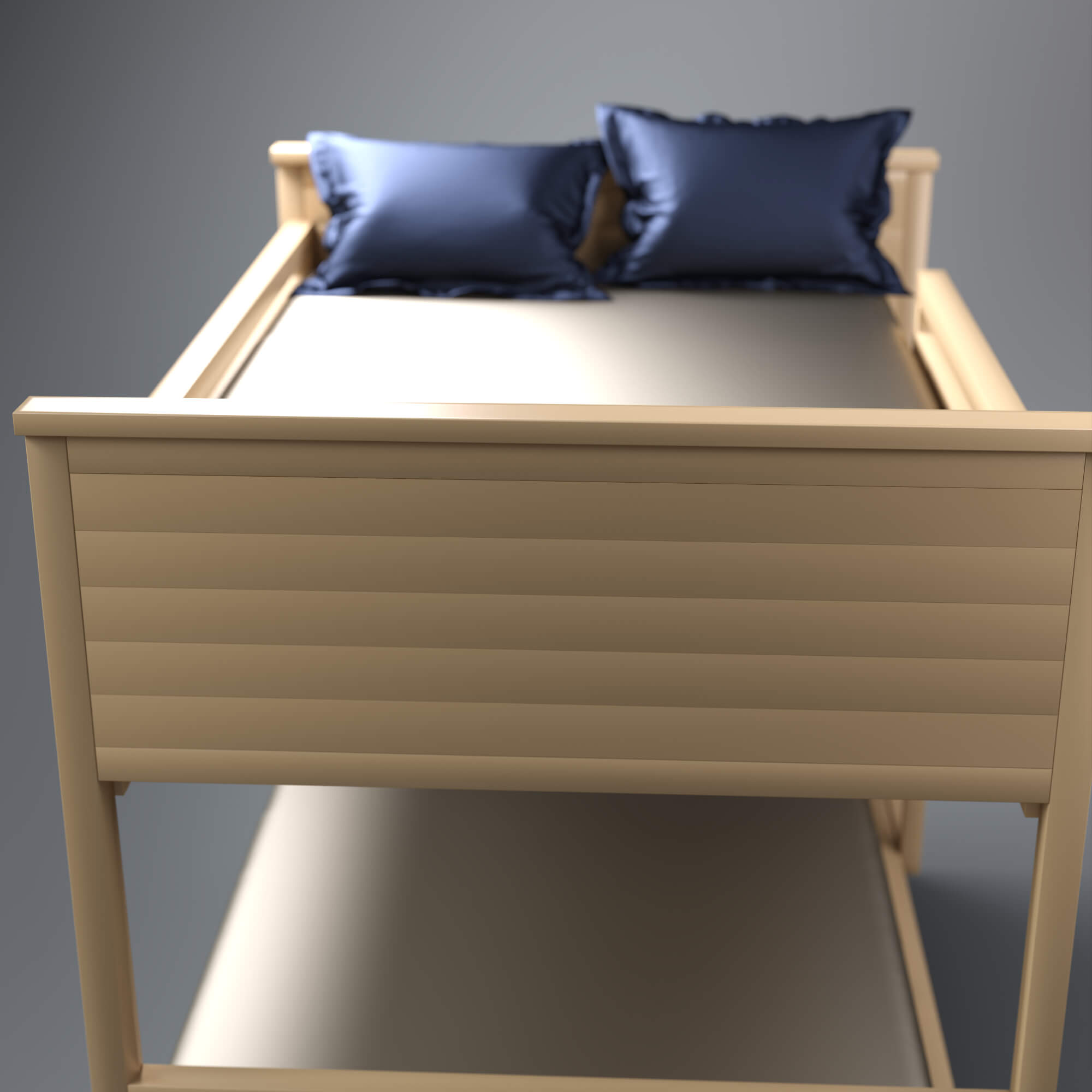 A3S H-Double Layer Bed Daz Content by Architect3DStudio