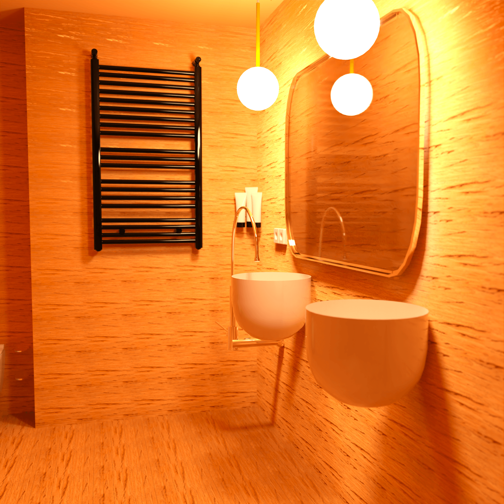 A3S Bathroom Model 1 3D Render | RenderHub Gallery