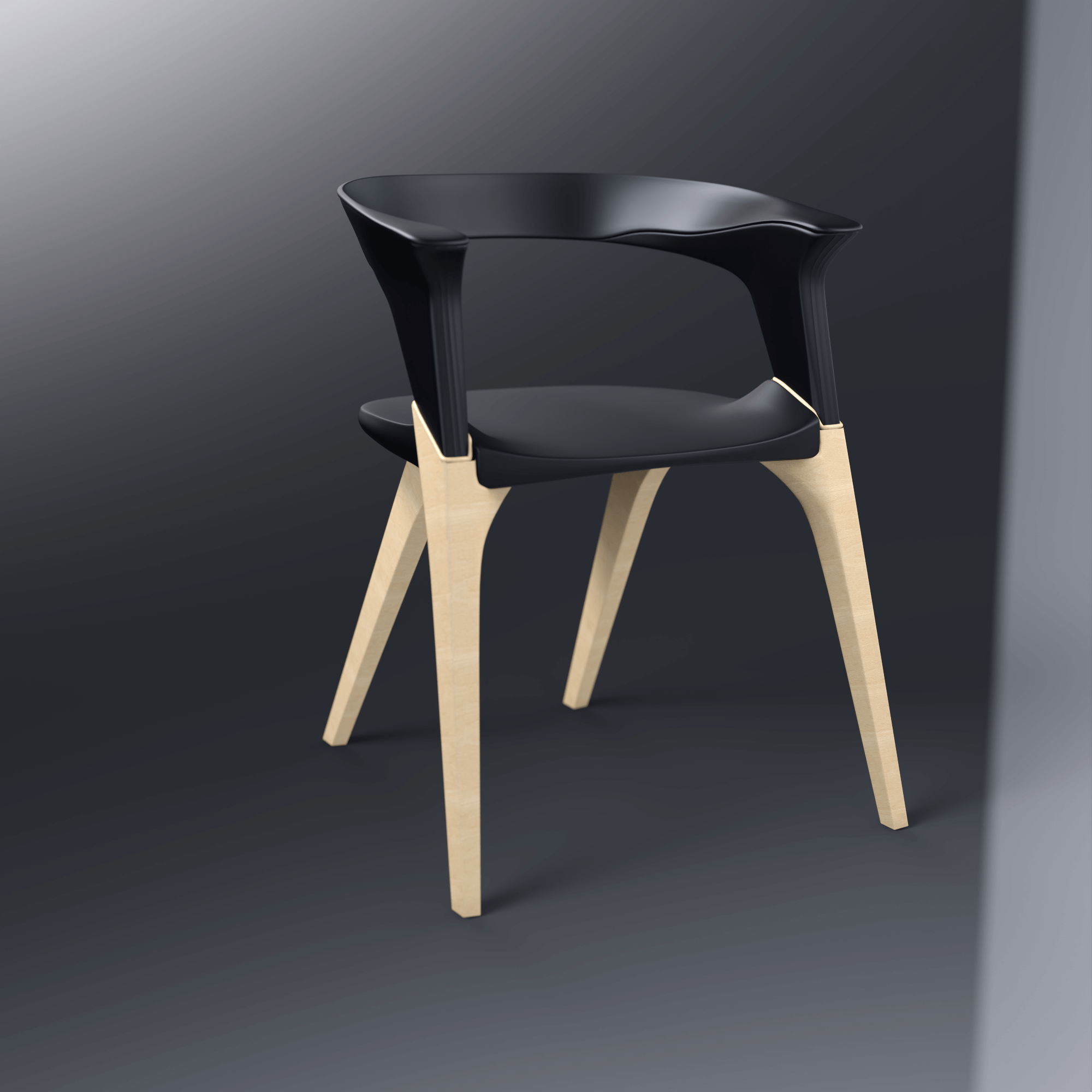 A3S Chair Model 3D Render, Digital Art by Architect3DStudio