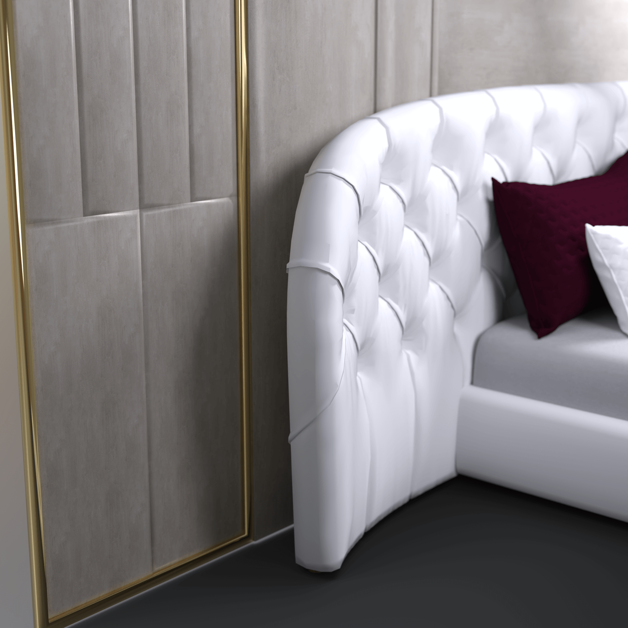 A3S H-Bed Model 11 3D Render, Digital Art by Architect3DStudio