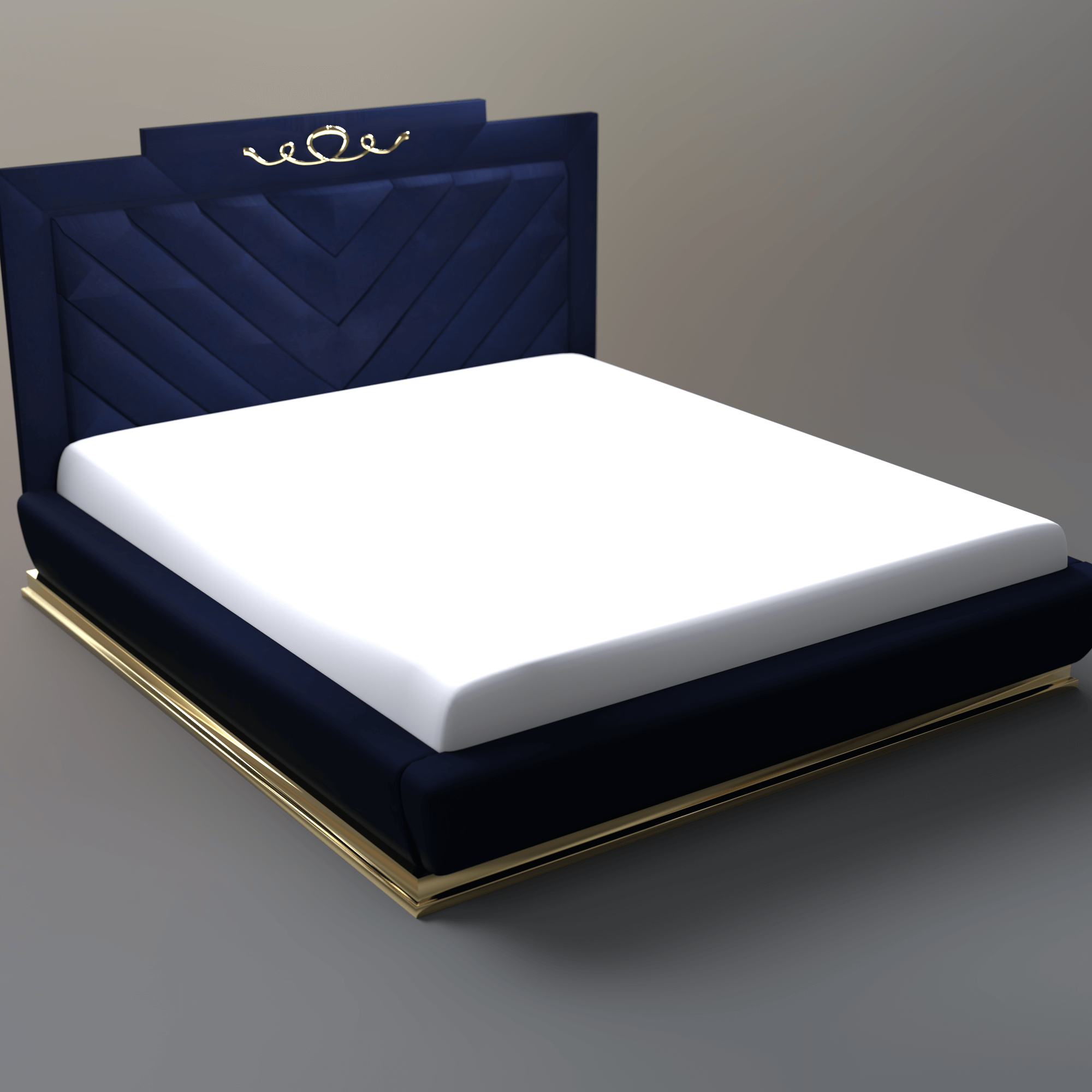 A3S H-Bed Model 12 3D Render, Digital Art by Architect3DStudio