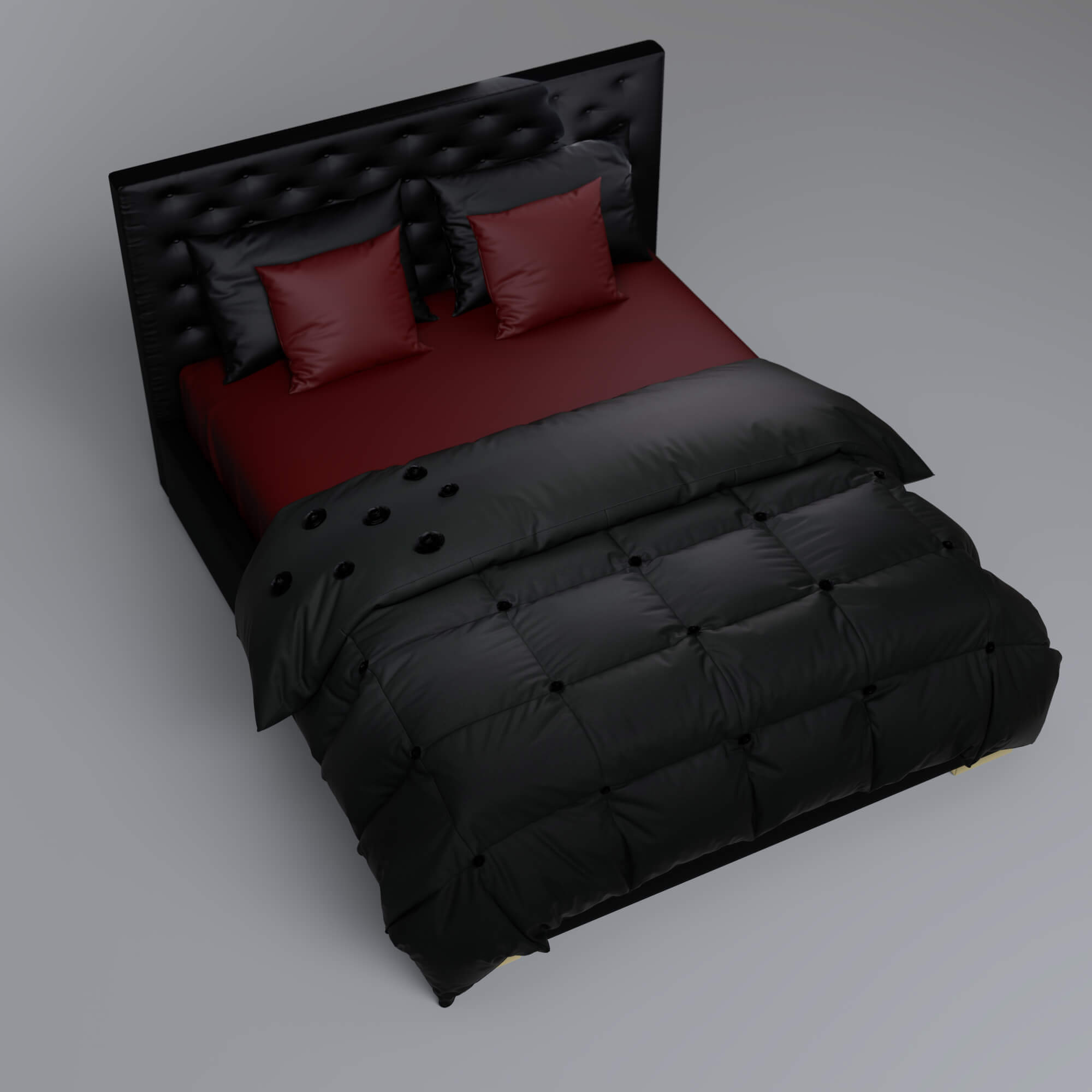A3S H-Bed Model 13 3D Render, Digital Art by Architect3DStudio