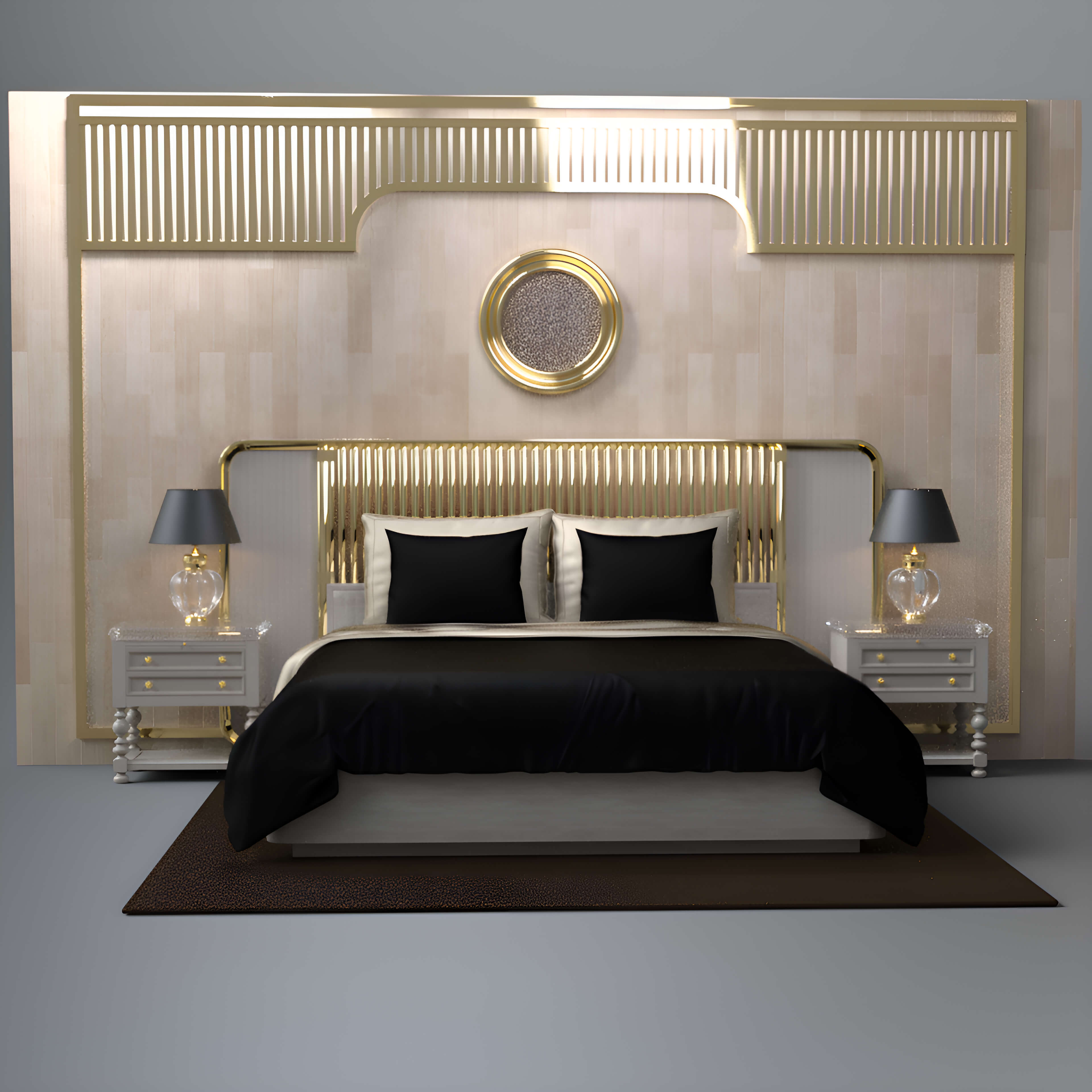 A3S H-Bed Model 18 3D Render, Digital Art by Architect3DStudio