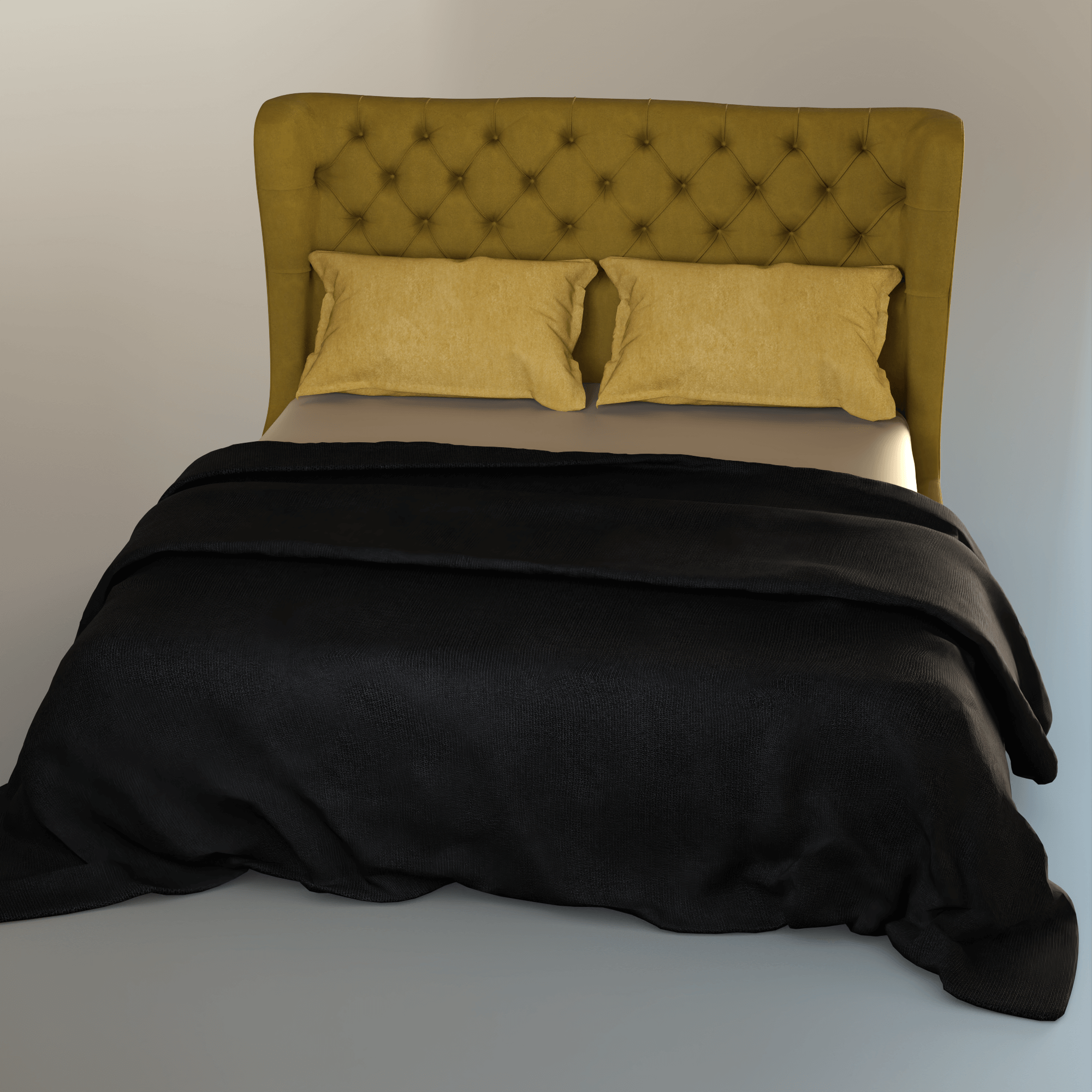 A3S H-Bed Model 2 3D Render, Digital Art by Architect3DStudio
