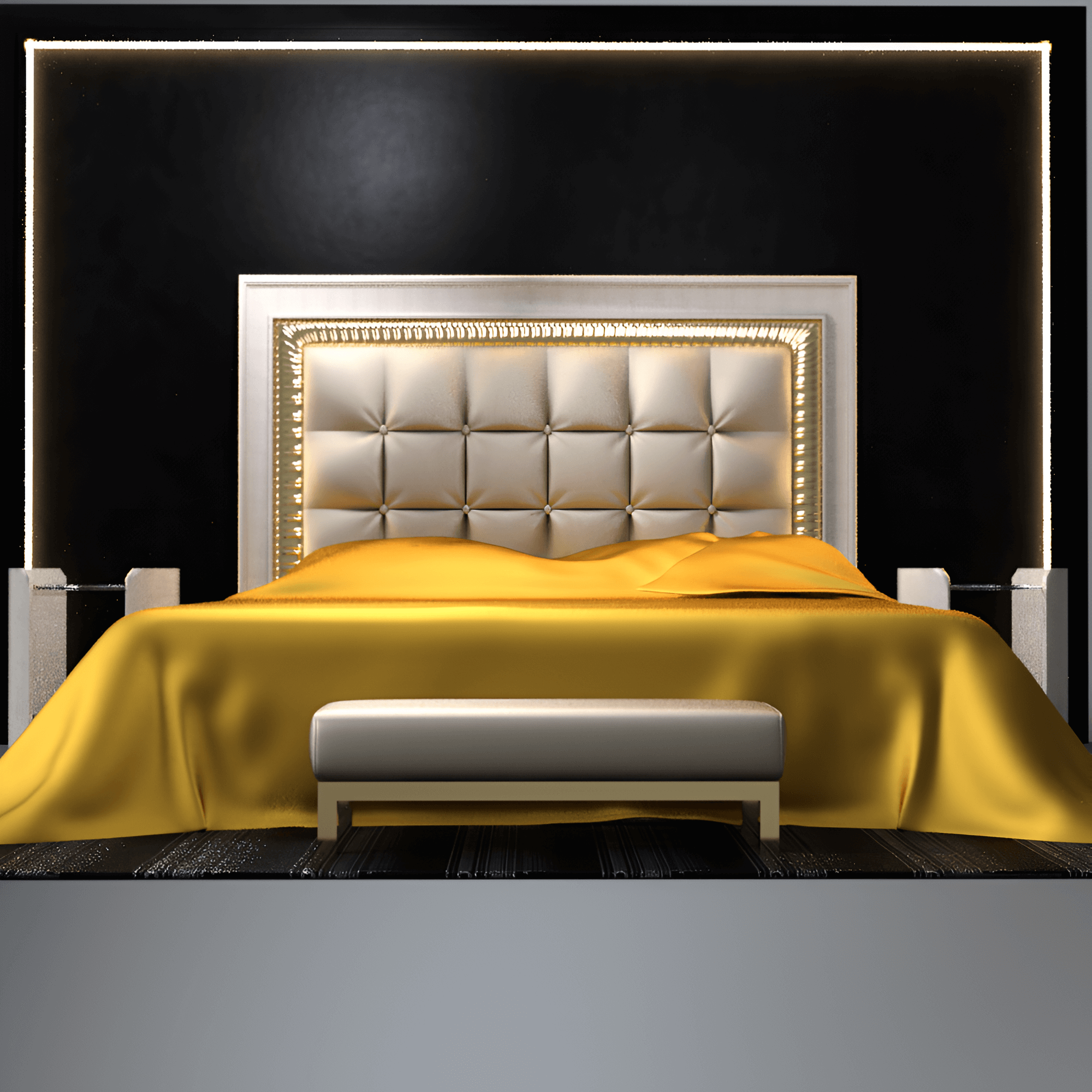A3S H-Bed Model 27 3D Render, Digital Art by Architect3DStudio