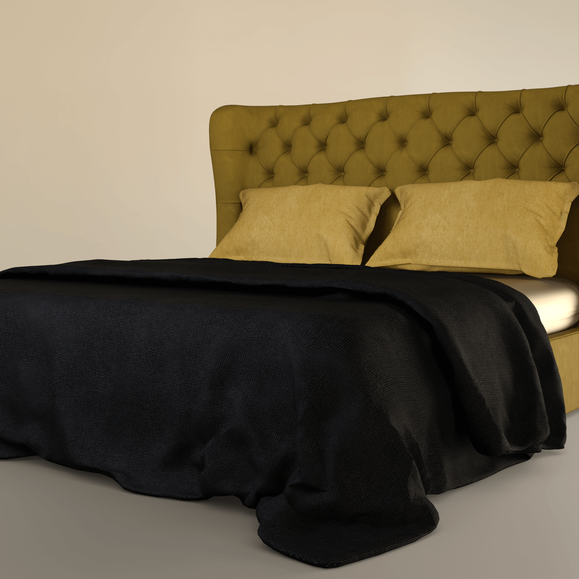 A3S H-Bed Model 2 3D Render, Digital Art by Architect3DStudio