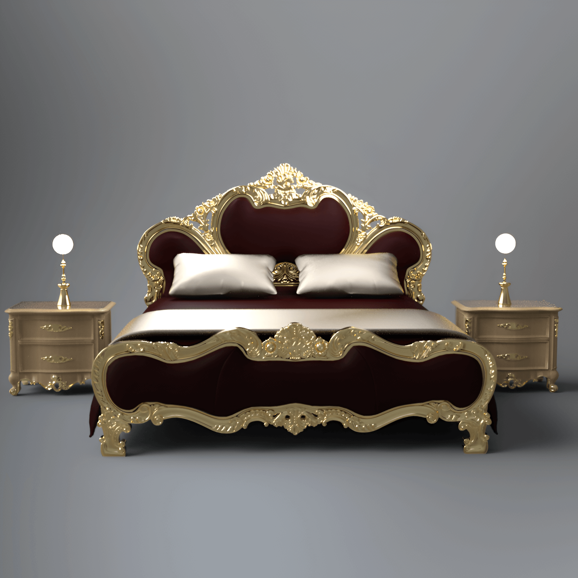 A3S H-Bed Model 30 3D Render, Digital Art by Architect3DStudio