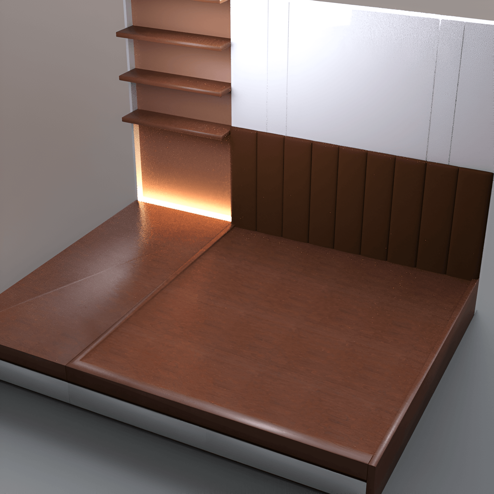 A3S H-Bed Model 36 3D Render, Digital Art by Architect3DStudio