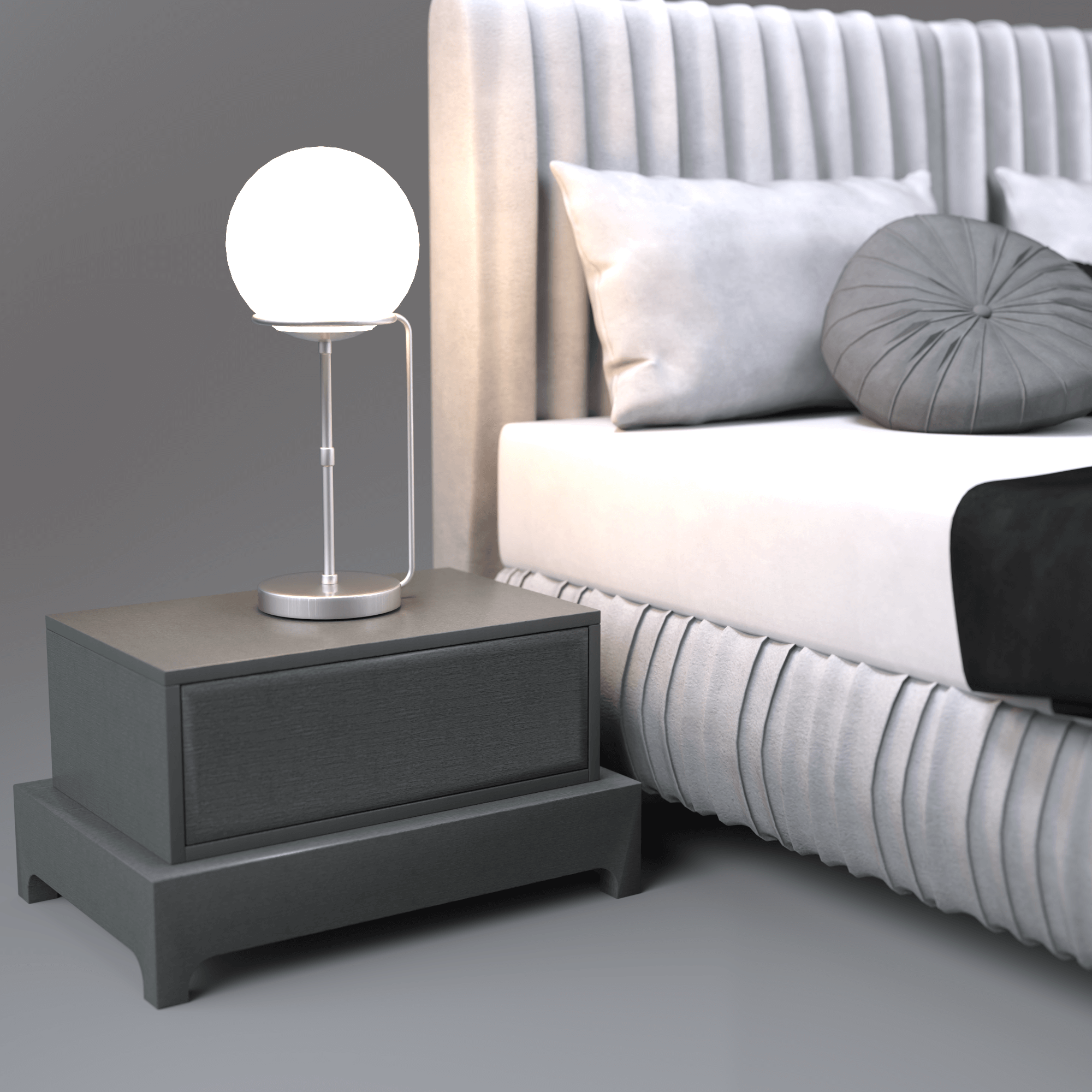A3S H-Bed Model 7 3D Render, Digital Art by Architect3DStudio