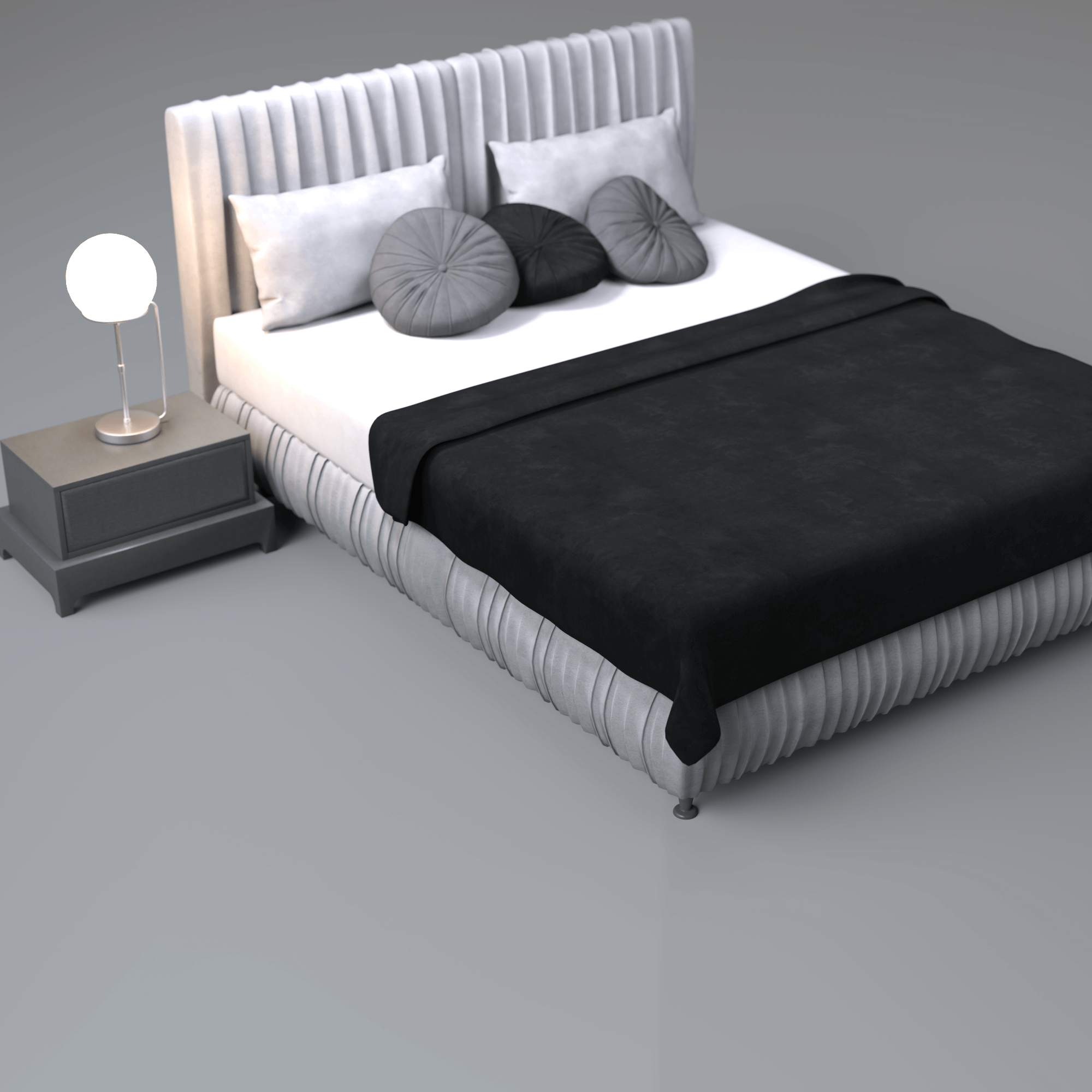 A3S H-Bed Model 7 3D Render, Digital Art by Architect3DStudio