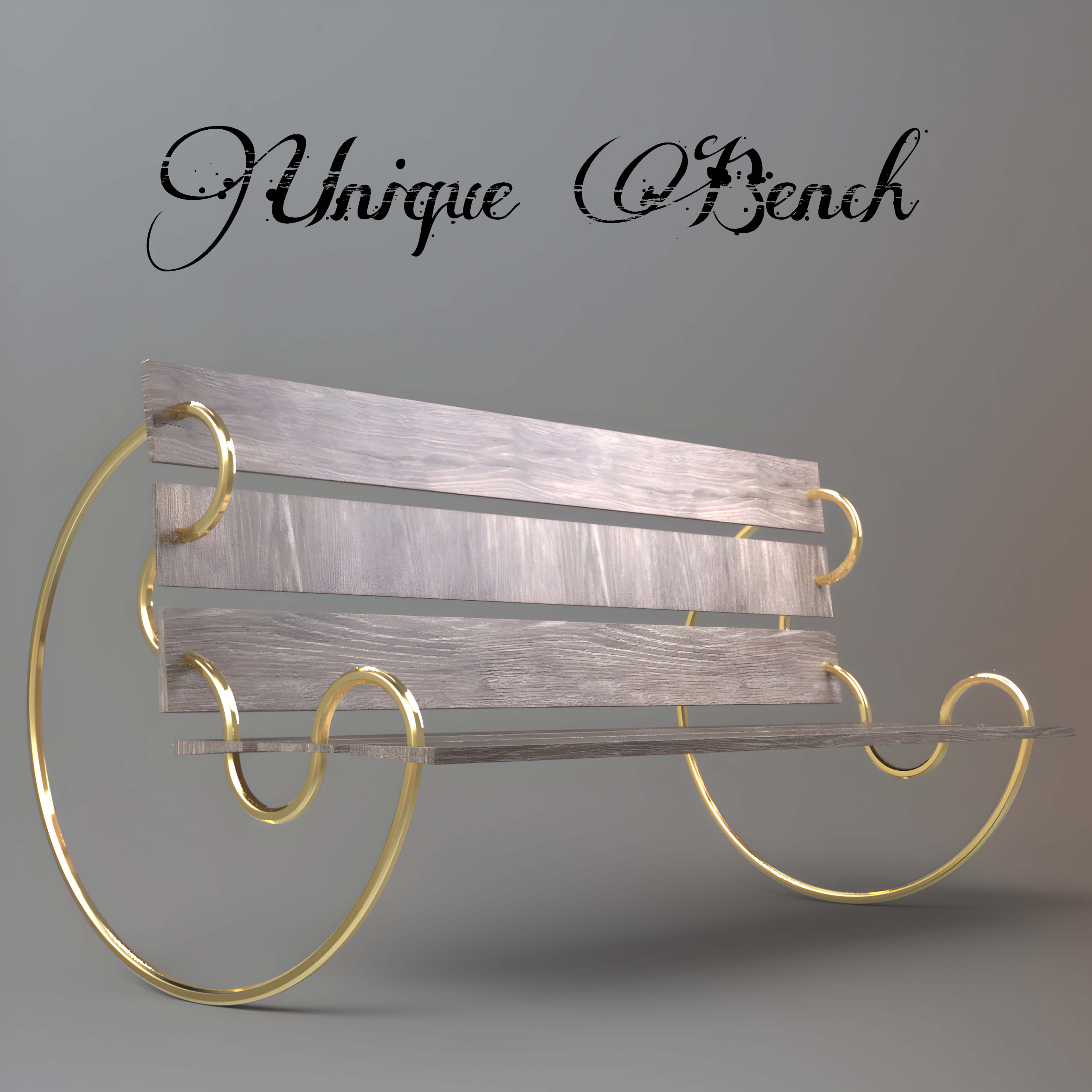 A3S H-Bench 2 3D Render, Digital Art by Architect3DStudio