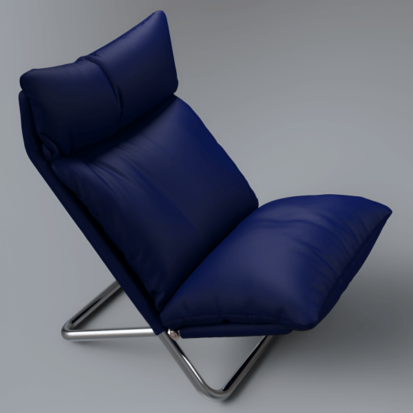 A3S H-Chair Model 4 3D Render, Digital Art by Architect3DStudio