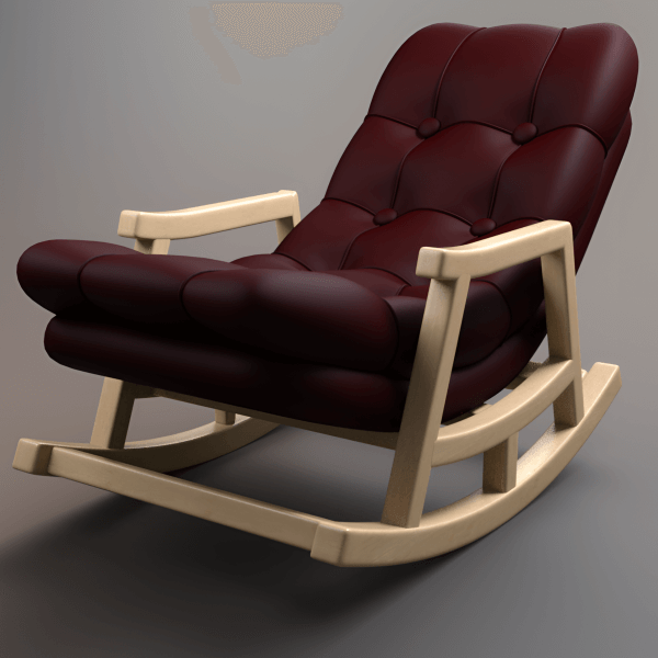 A3S H-Chair Model 7 3D Render, Digital Art by Architect3DStudio